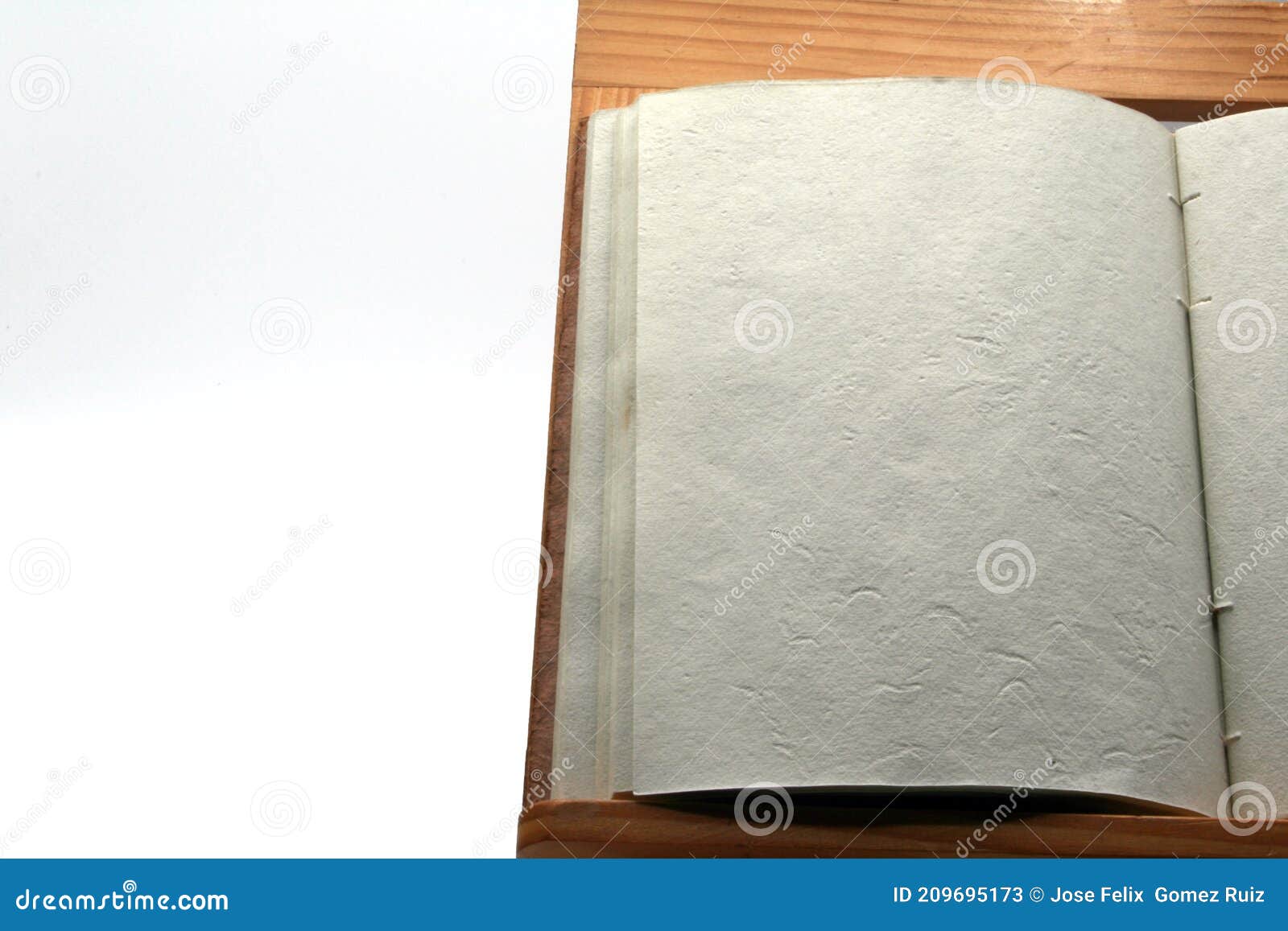 Open notebook on lectern stock image. Image of clean - 209695173