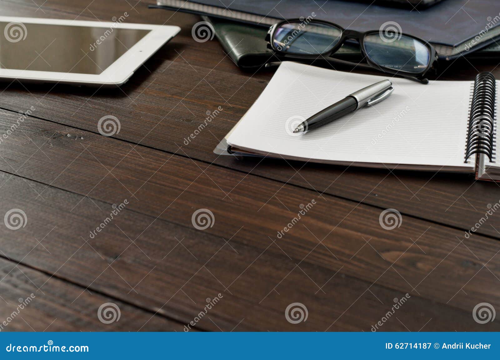 Open notebook stock image. Image of empty, note, meeting - 62714187