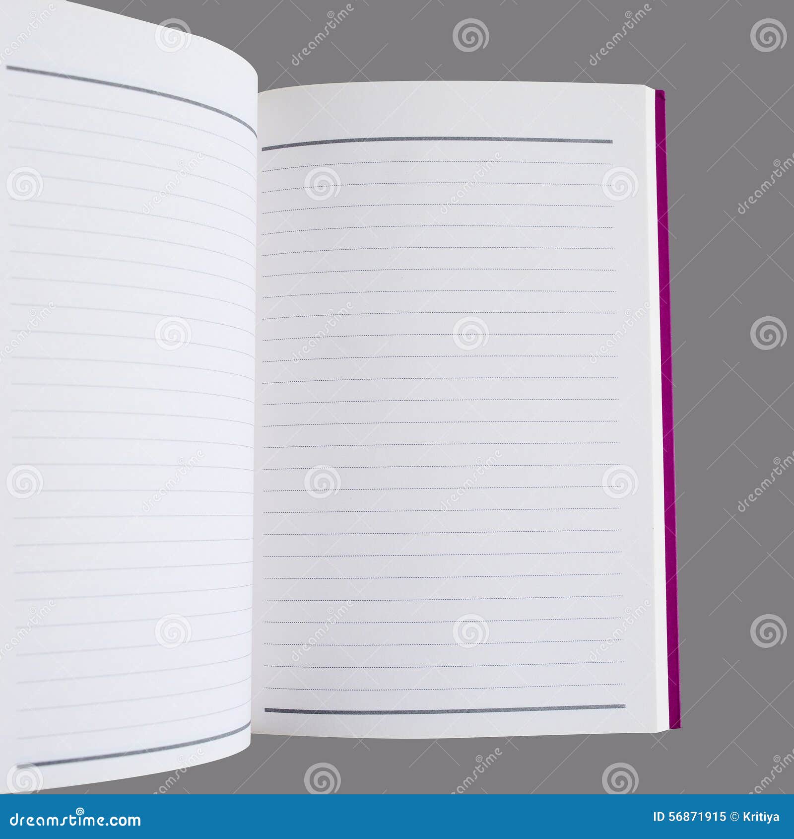 Open notebook stock illustration. Illustration of education - 56871915