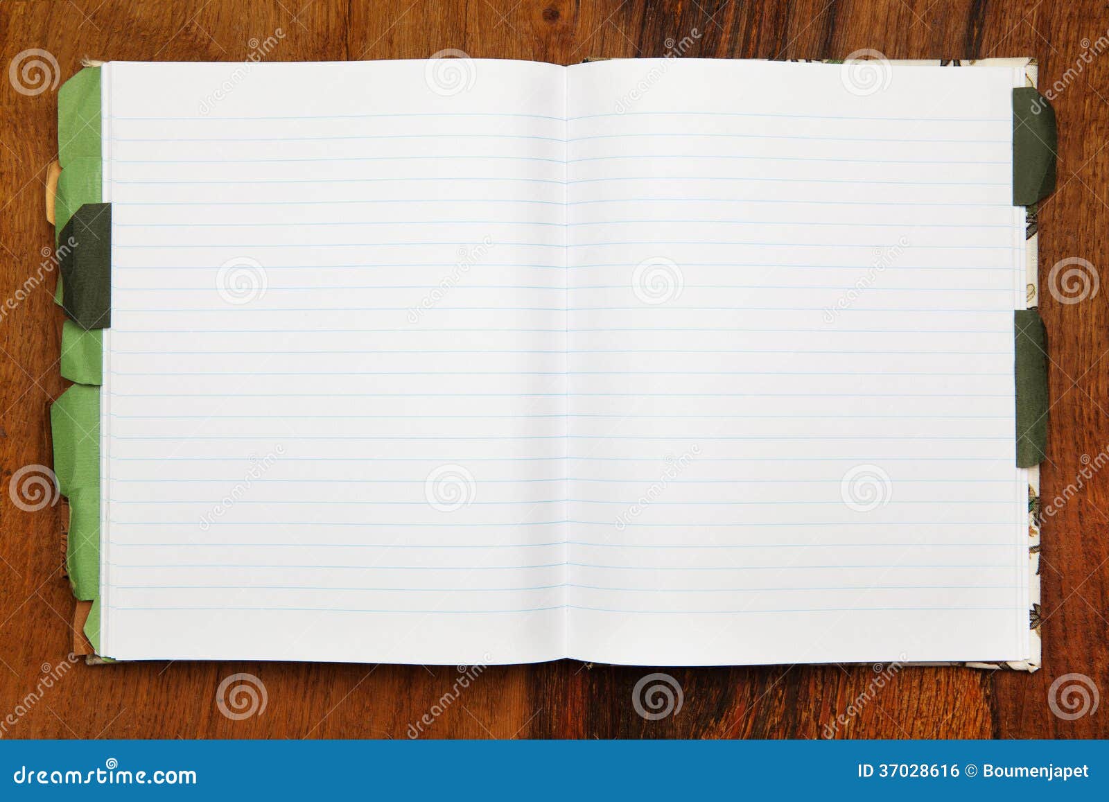 Open notebook stock photo. Image of letter, striped, notepad - 37028616