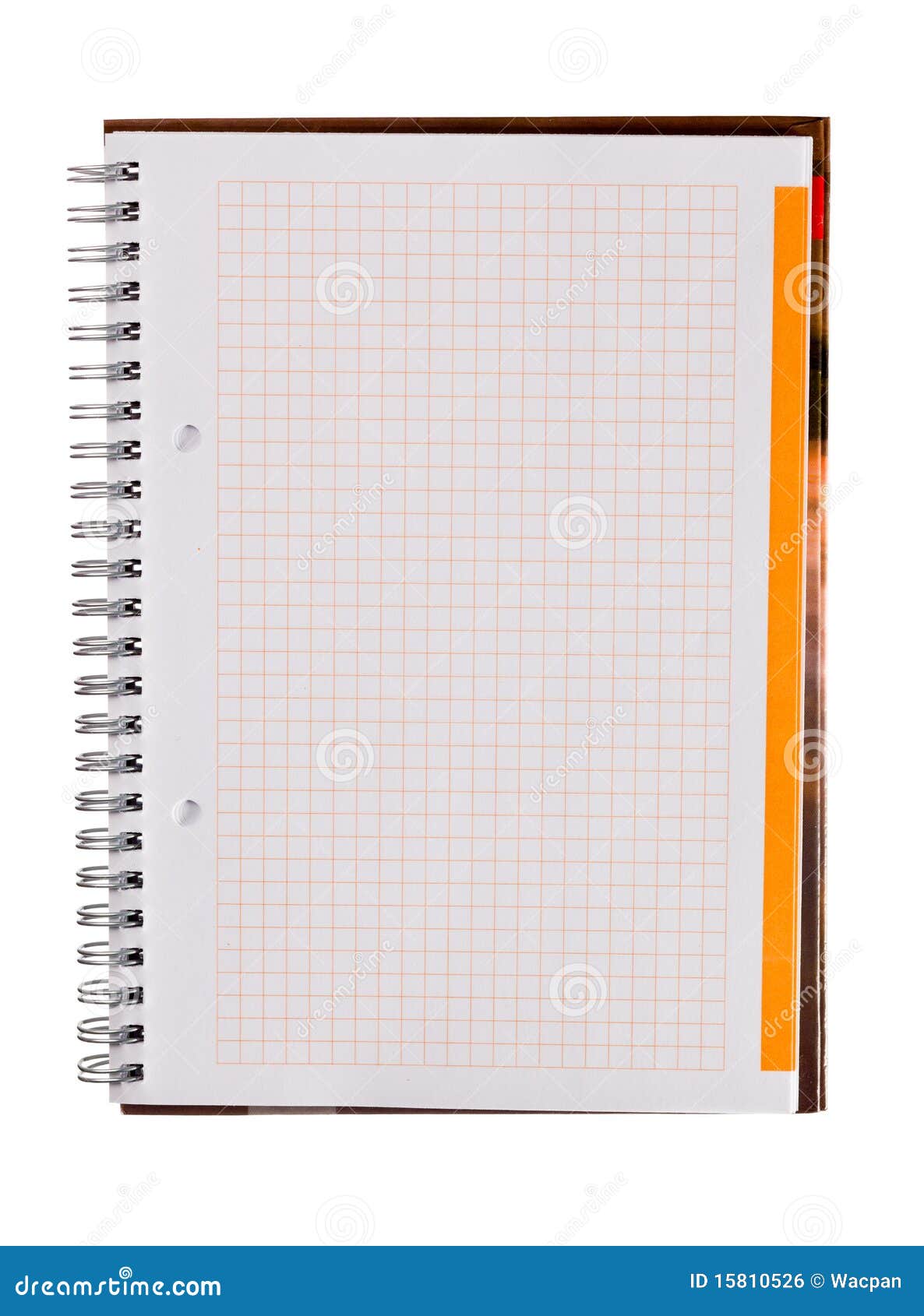 Open notepad stock photo. Image of open, checkered, empty - 15810526