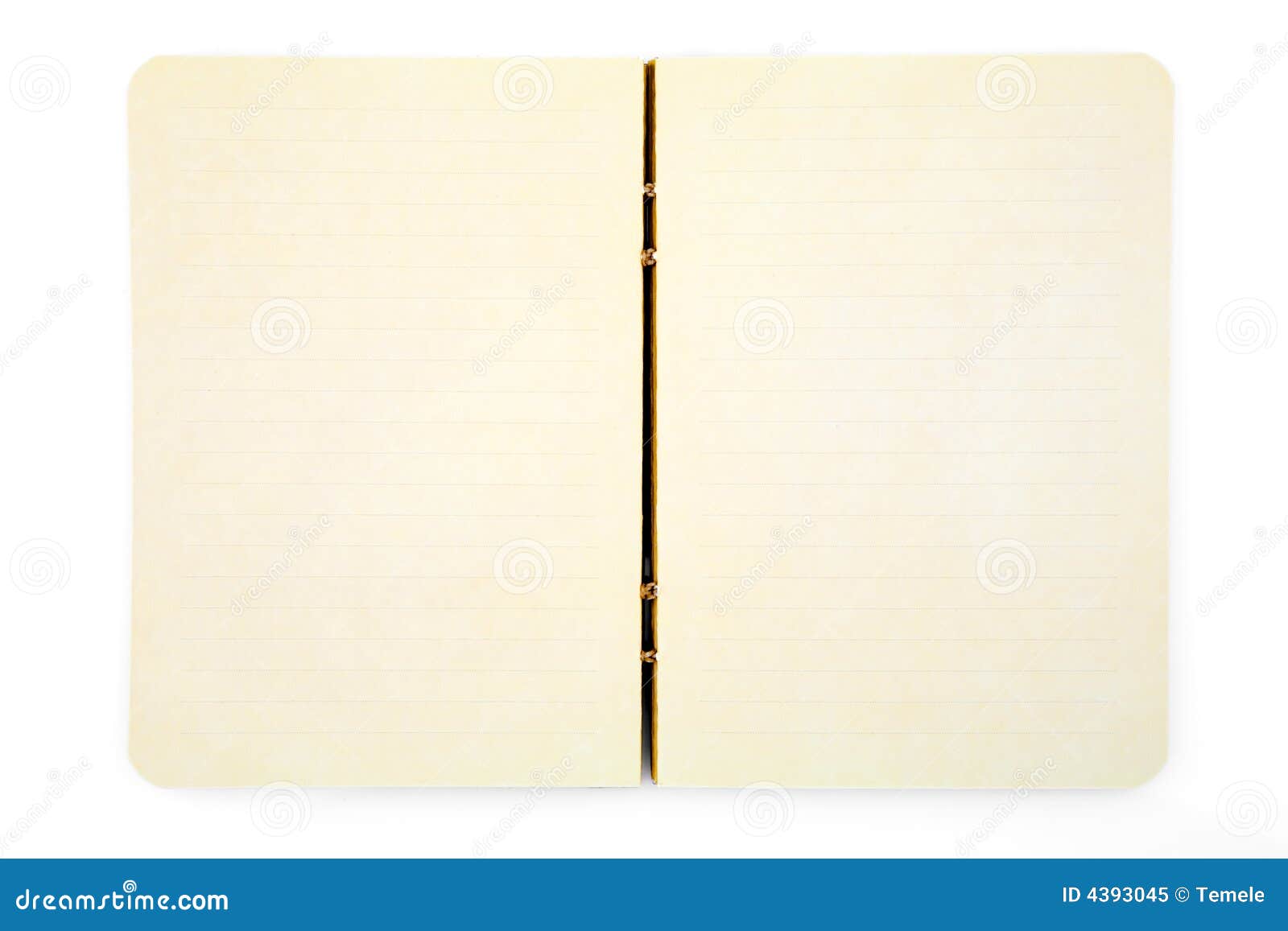 Open notepad stock image. Image of writing, rule, paper - 4393045