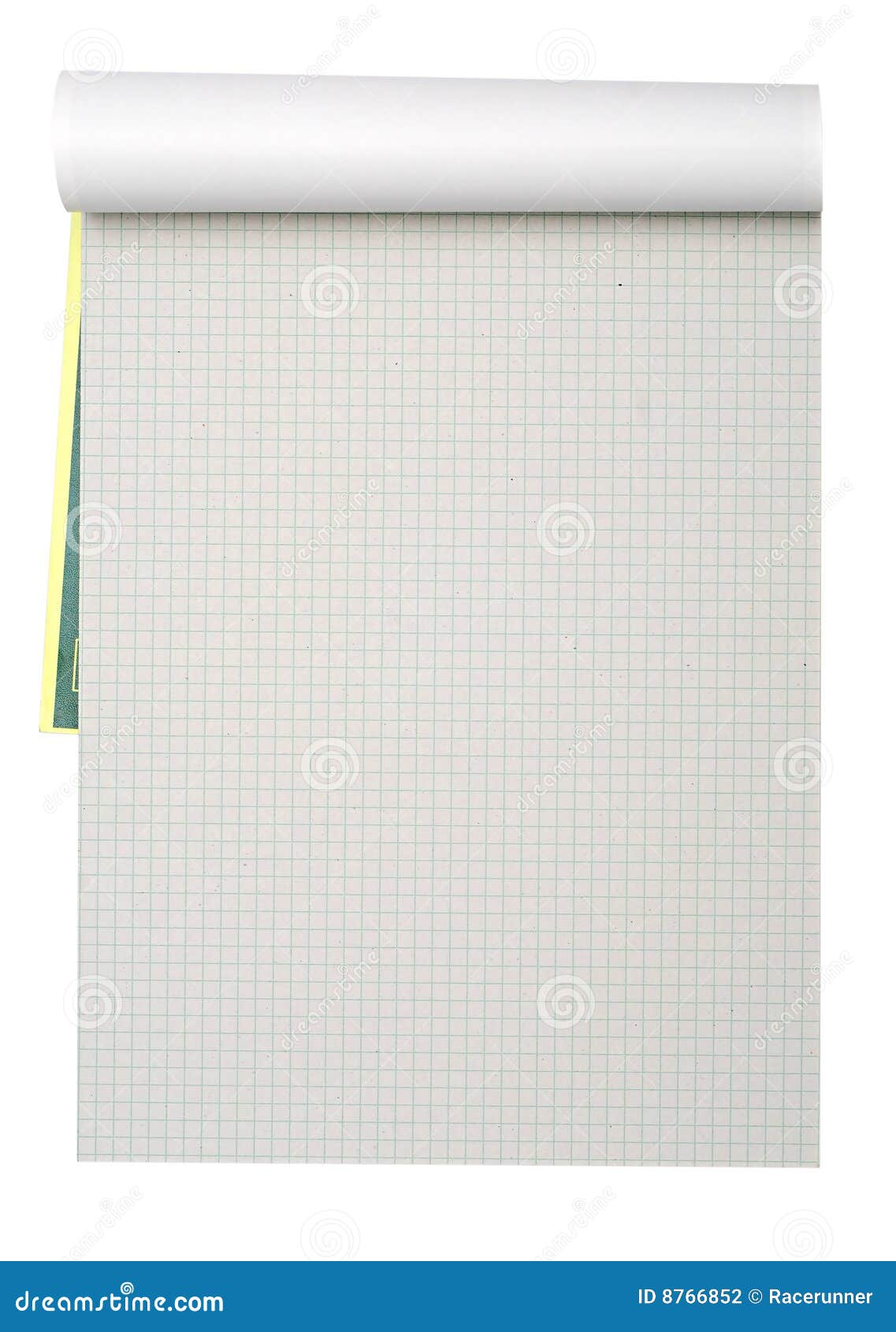Open Notepad With A Blue Gray Pencil, On A Blue-gray And Yellow Flat ...