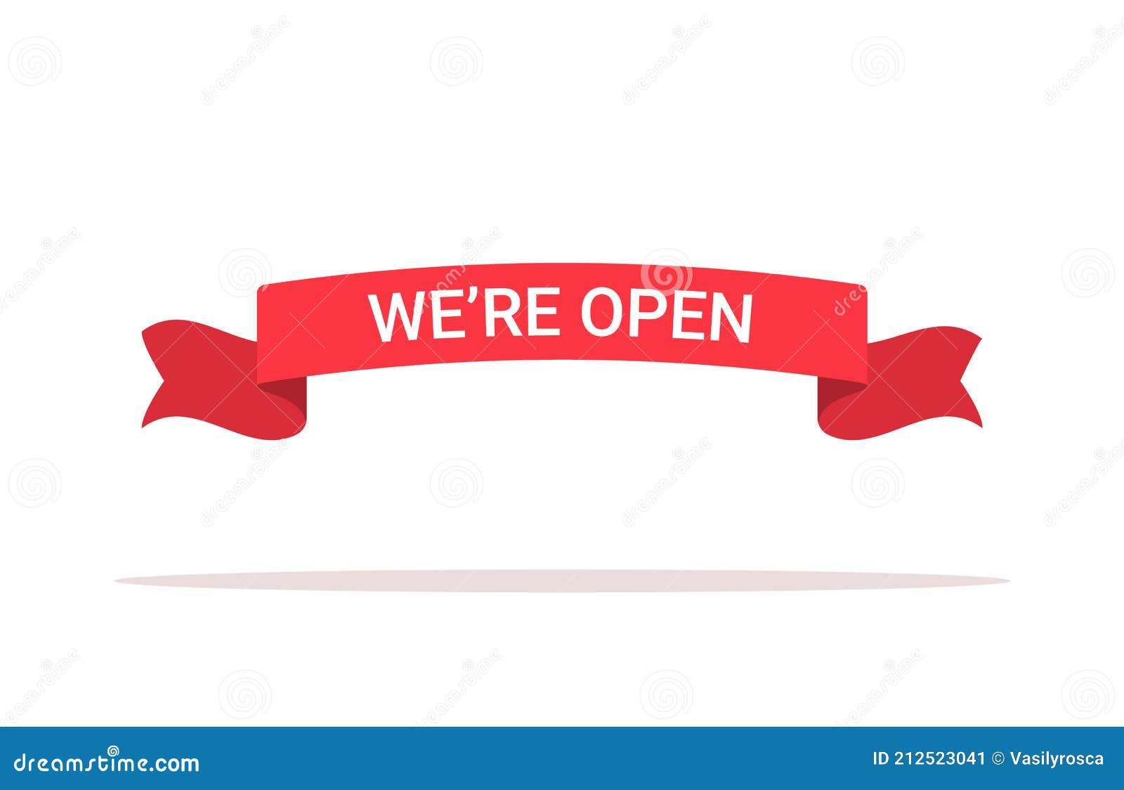 Now Open, Notice, Announcement, Sign. Text Label For Opening Shops ...