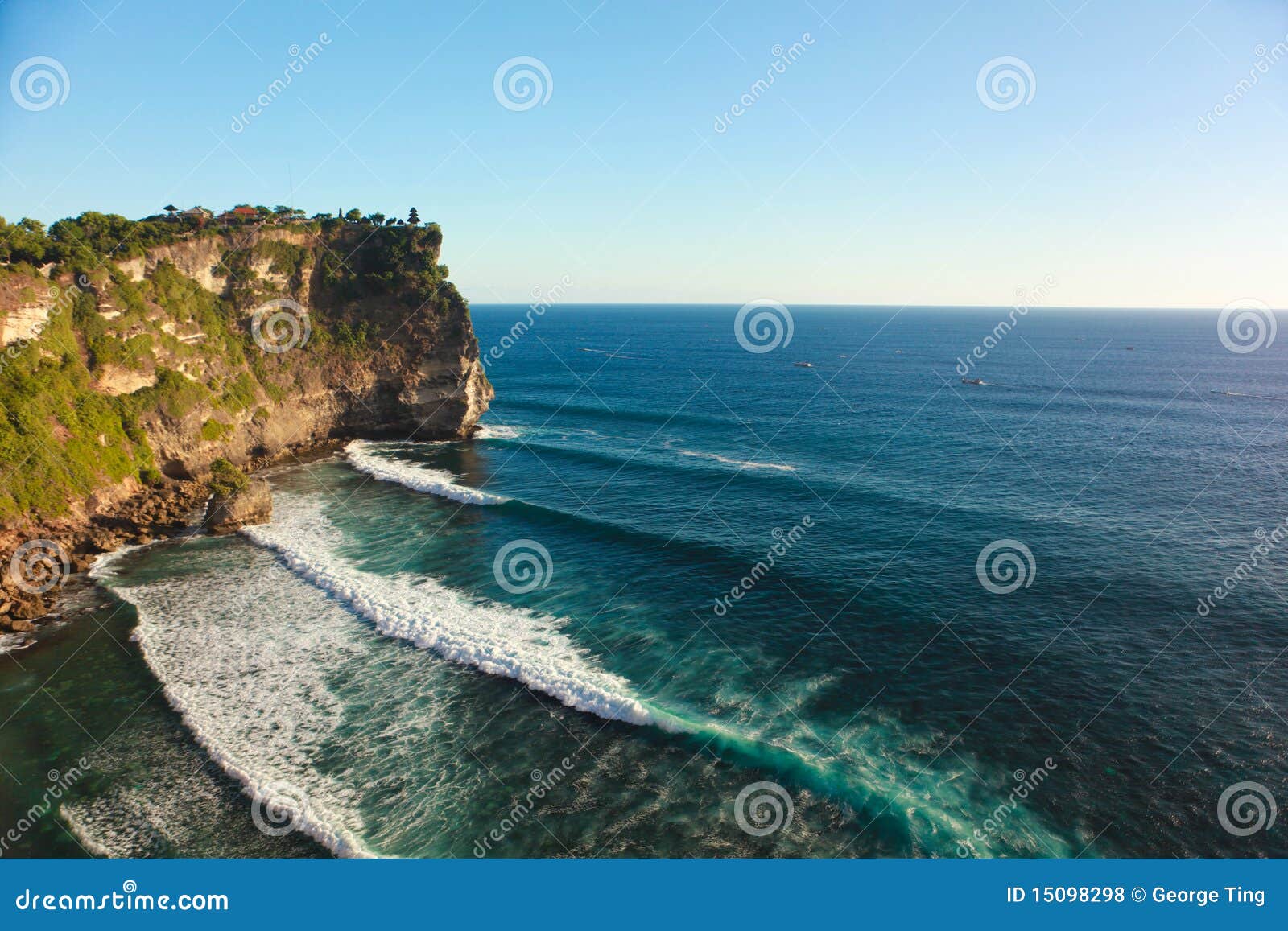 Open ocean waves stock photo. Image of beach, waves, hill - 15098298
