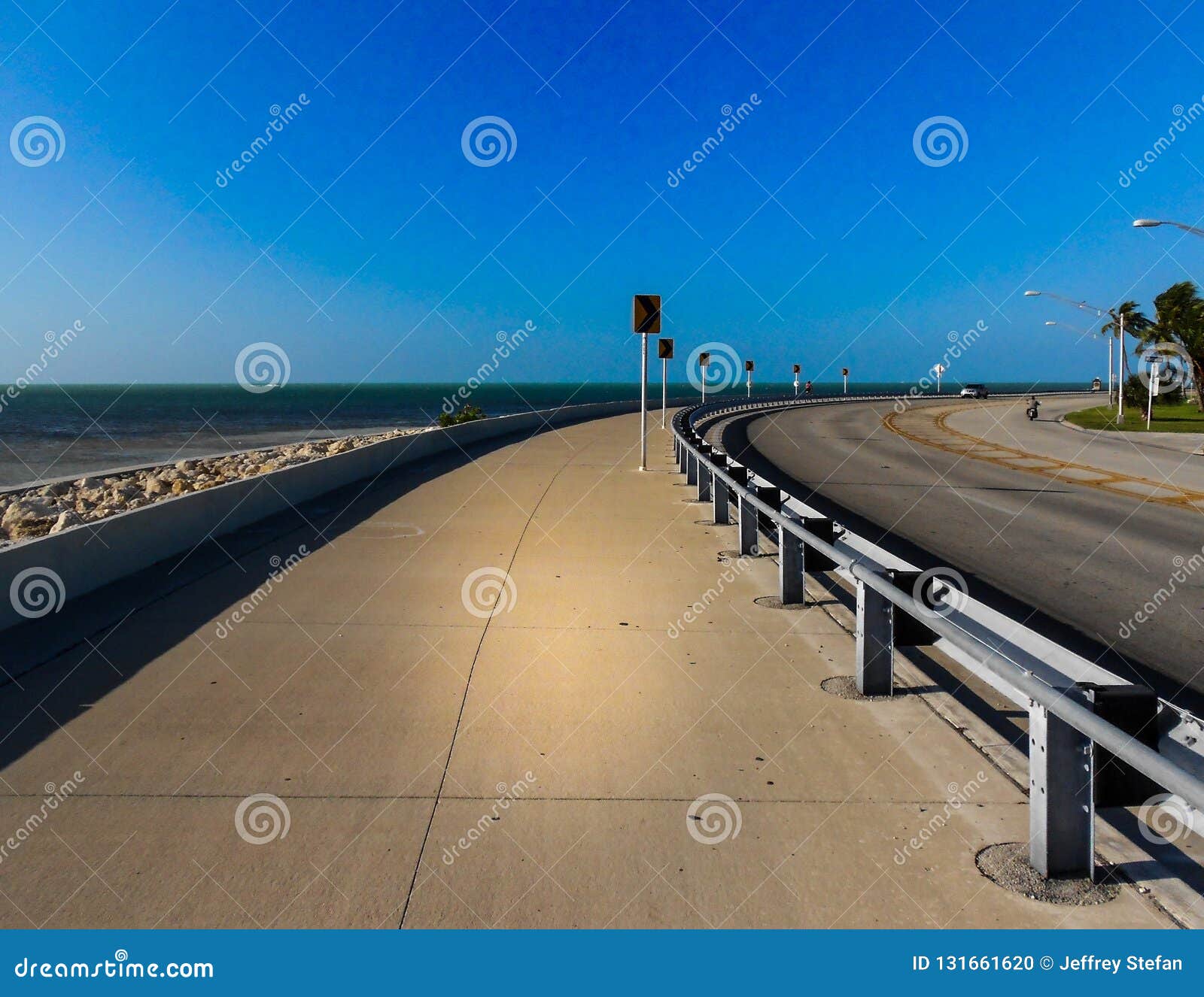Open Oceanside Road in Key West Florida Stock Photo - Image of vacation ...