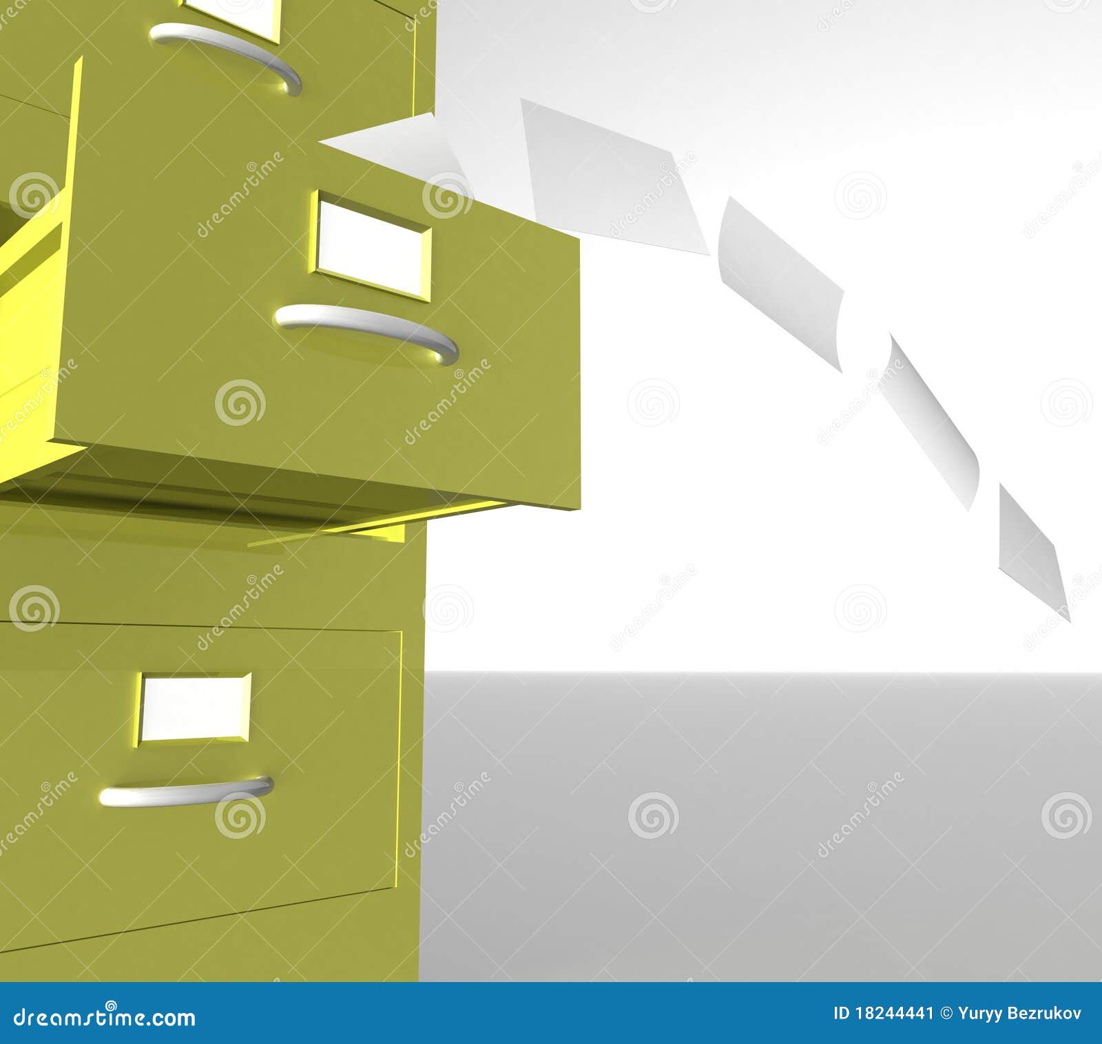 Open Office Binder Cartoon Vector | CartoonDealer.com #12254887