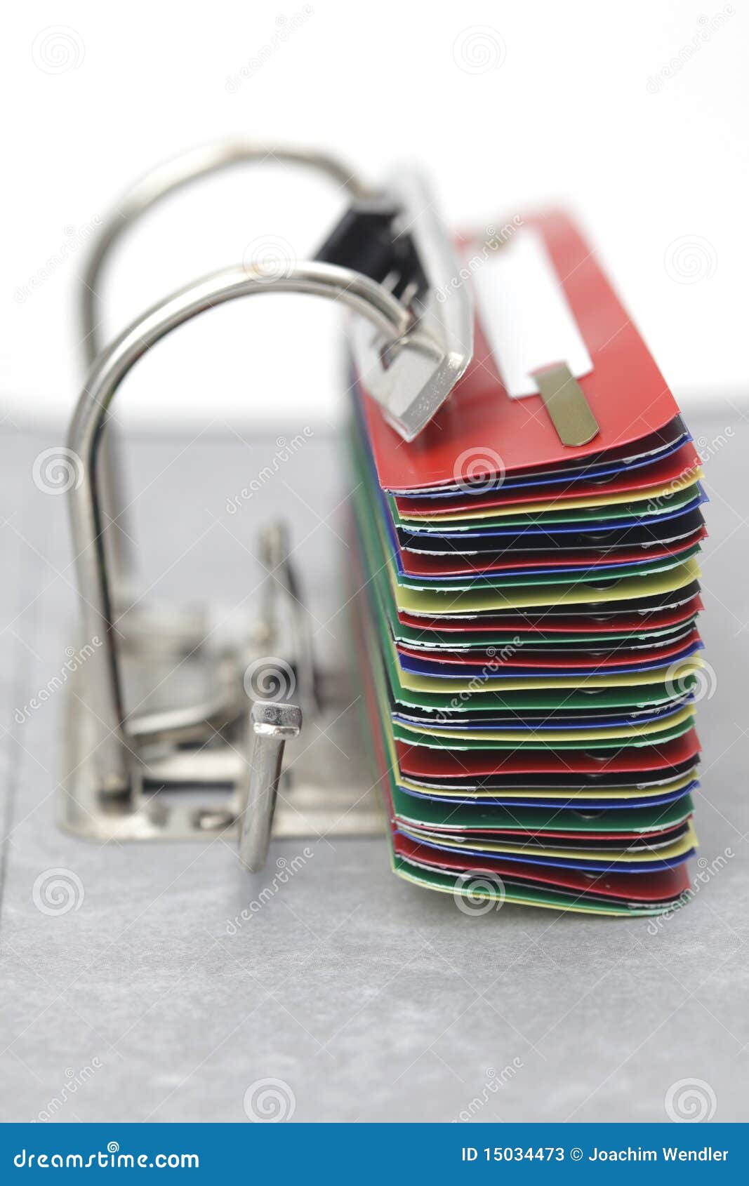Open office ring binder stock image. Image of dossier - 15034473