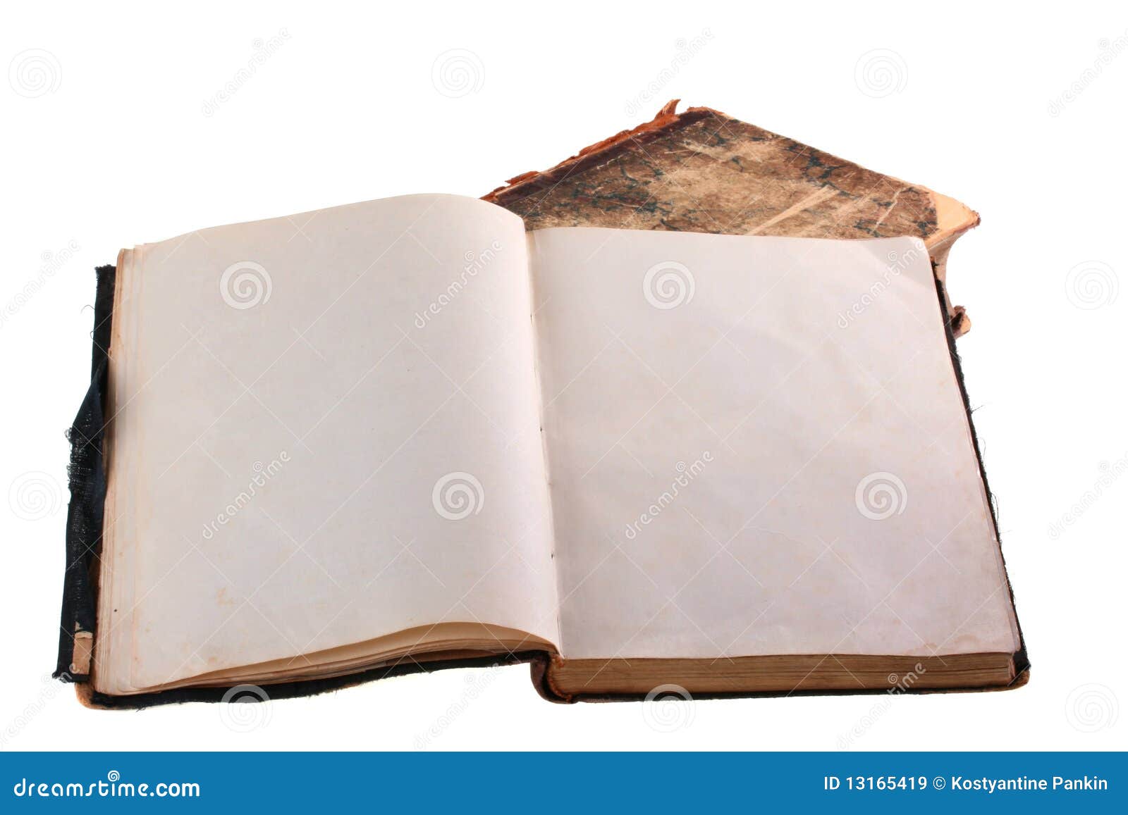 Open old book stock image. Image of book, white, front - 13165419