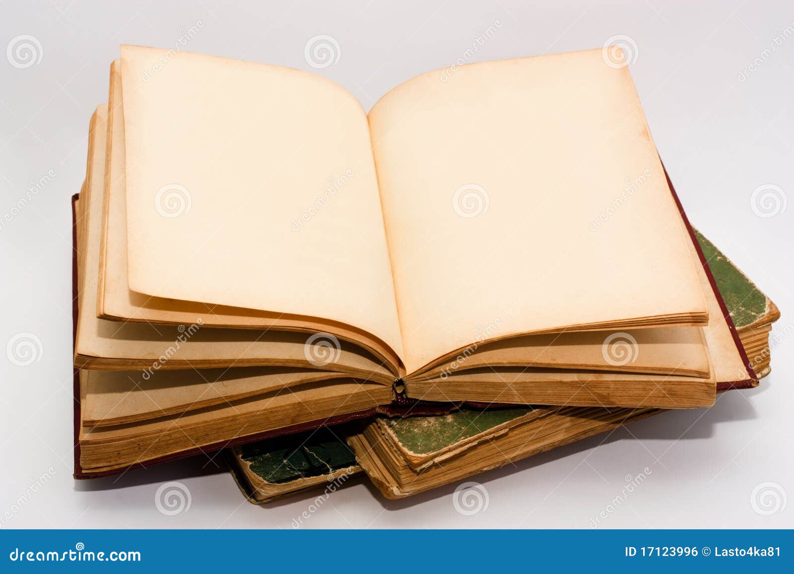 Open old book stock photo. Image of isolated, knowledge - 17123996