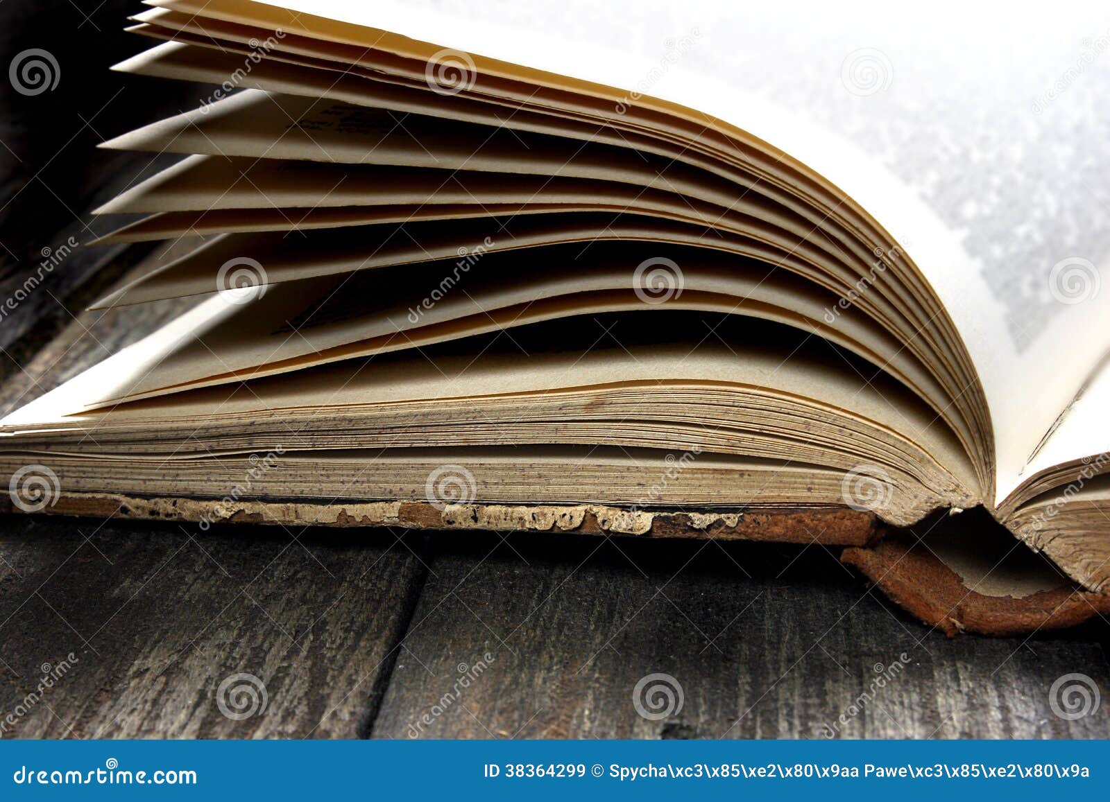 Open old book stock image. Image of table, wooden, card - 38364299