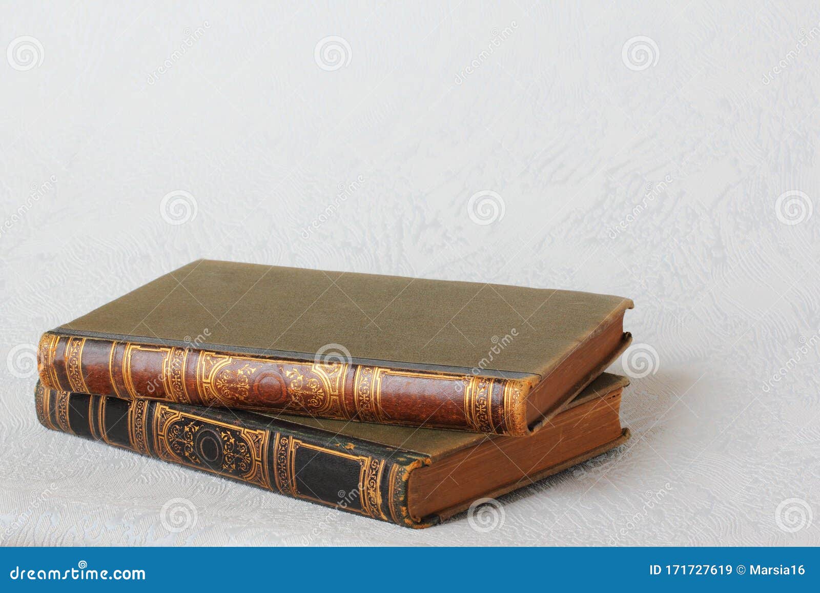 Two Old Books stock image. Image of mystical, text, sepia - 171727619