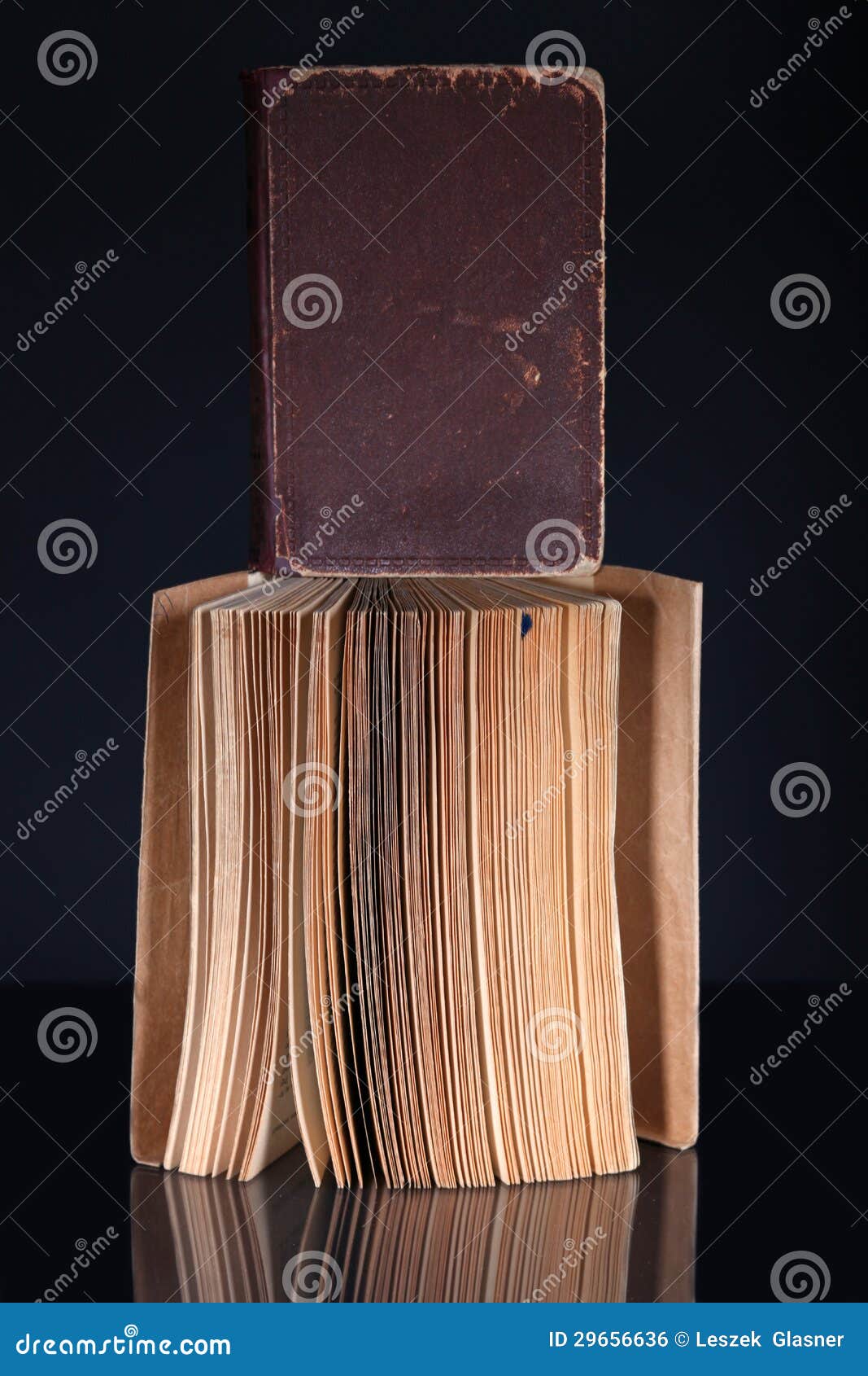 Open Old Book and Cover, Vintage Objects Stock Photo - Image of antique ...
