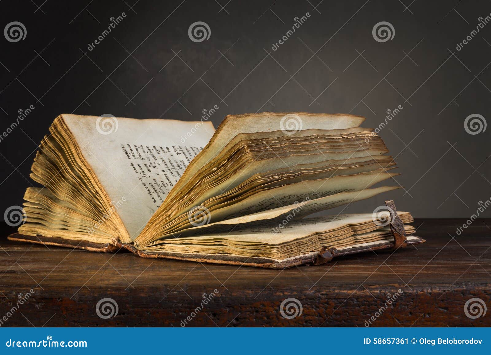 Open old book stock image. Image of ancient, table, history - 58657361
