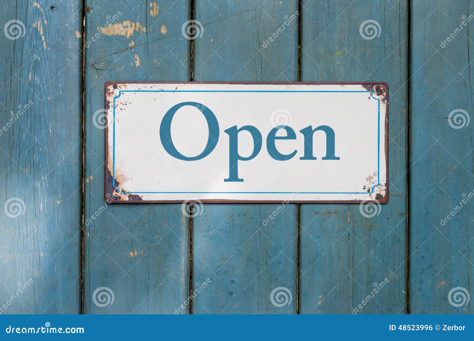 Open stock photo. Image of vintage, note, panel, enamel - 48523996