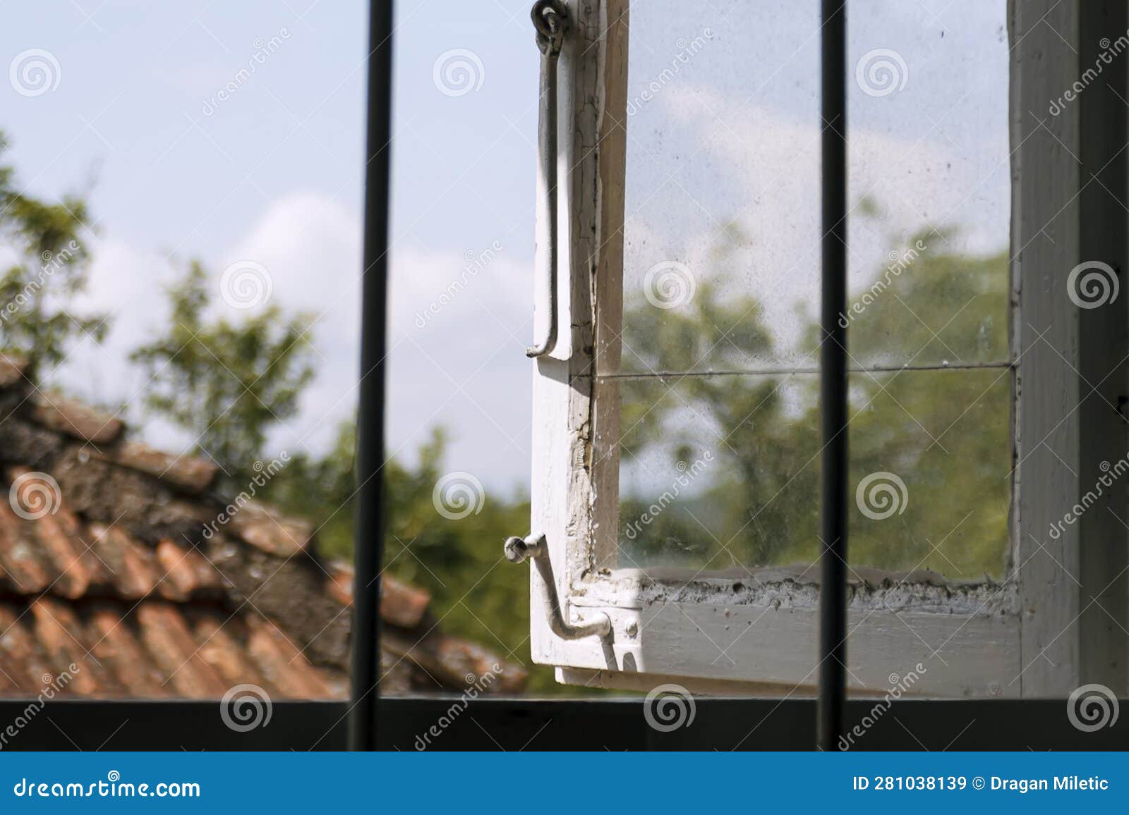 Open old window stock image. Image of retro, open, building - 281038139