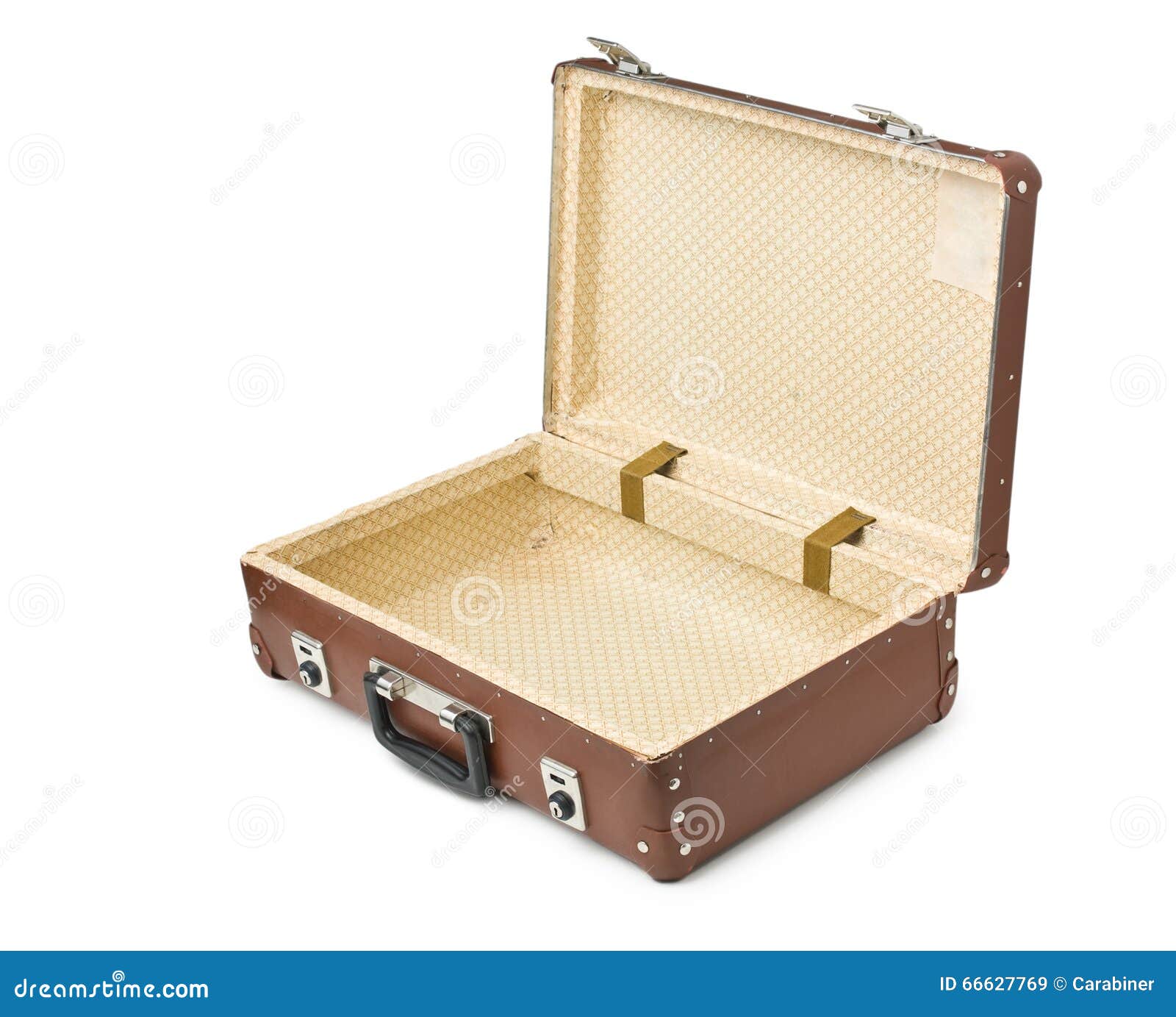 Open oude koffer stock afbeelding. Image of verouderd - 66627769