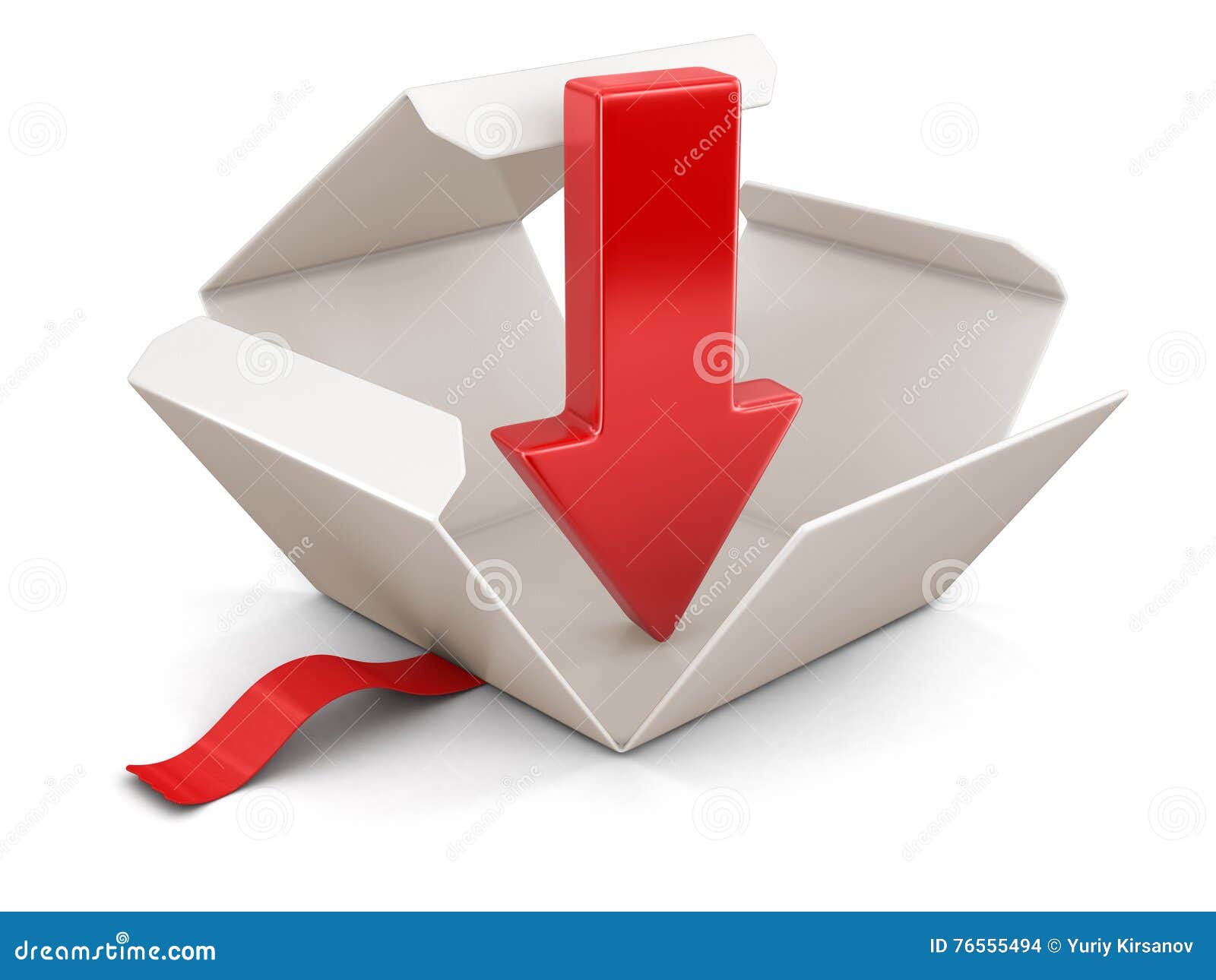 Open Package Arrow Downwards Stock Illustrations – 2 Open Package Arrow ...