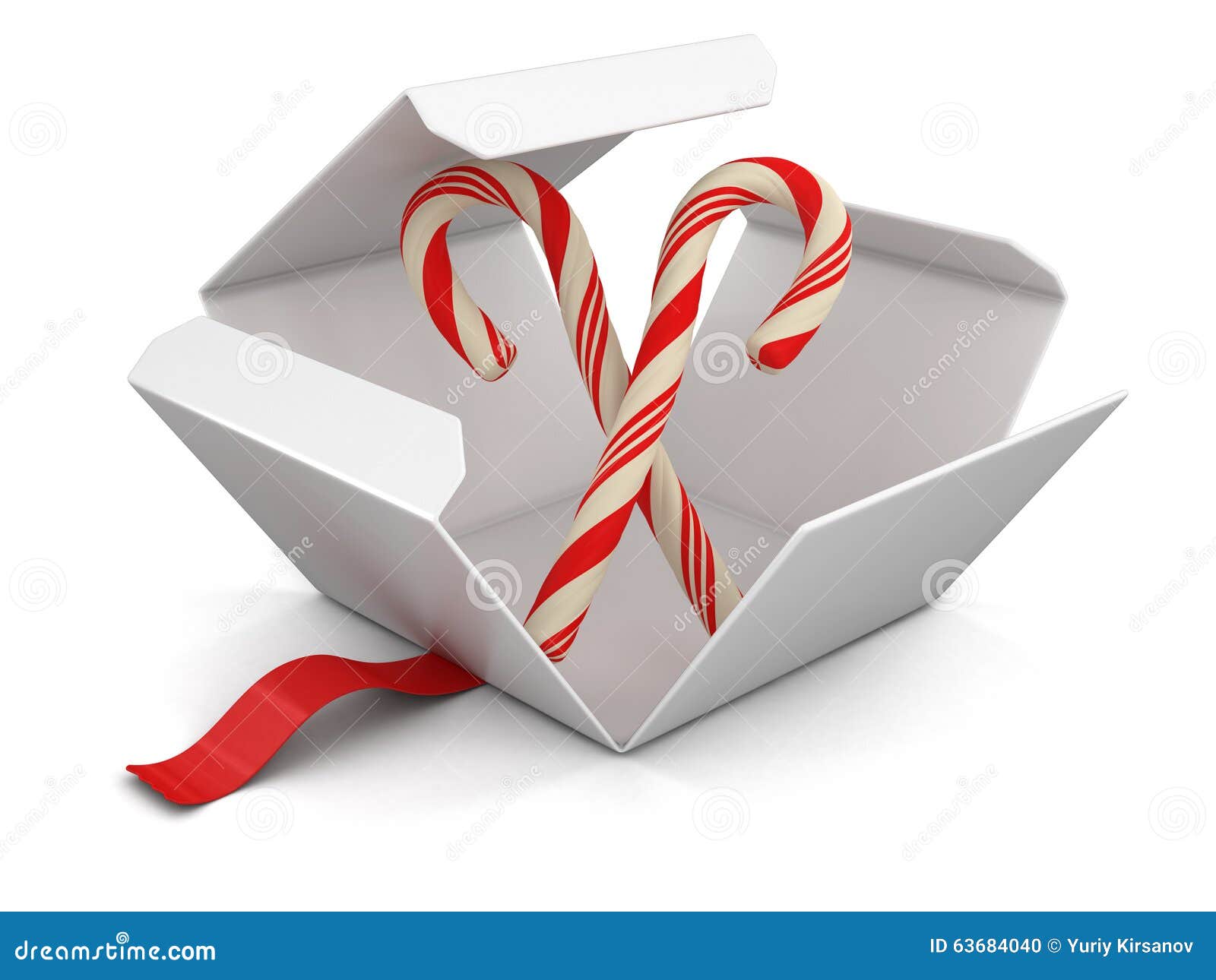 Open Package with Candy Can Stock Illustration - Illustration of ...