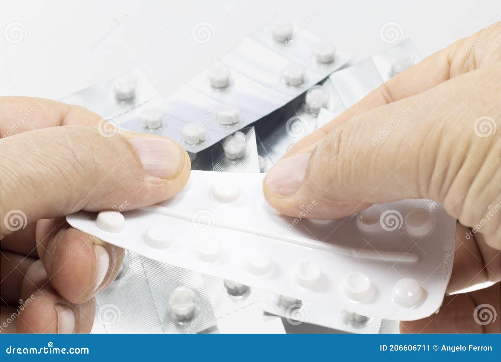 Open a Package and Take the Medicine Medicine Stock Image - Image of ...