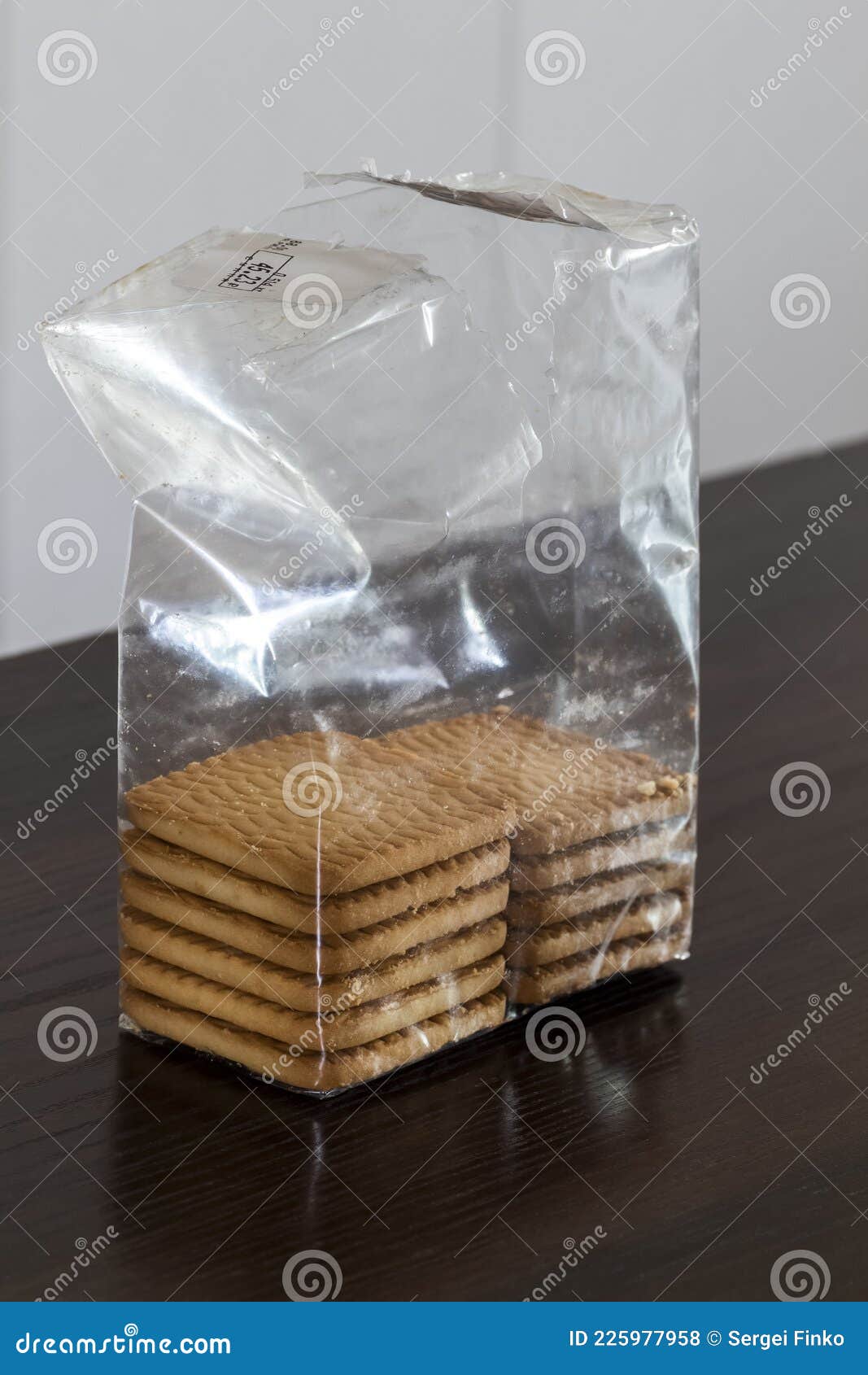 An open packet of cookies stock photo. Image of kitchen - 225977958