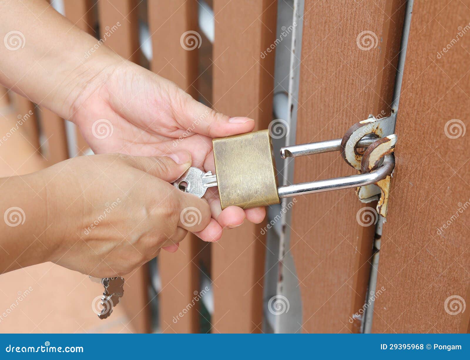 Open padlock stock photo. Image of safe, padlock, door - 29395968