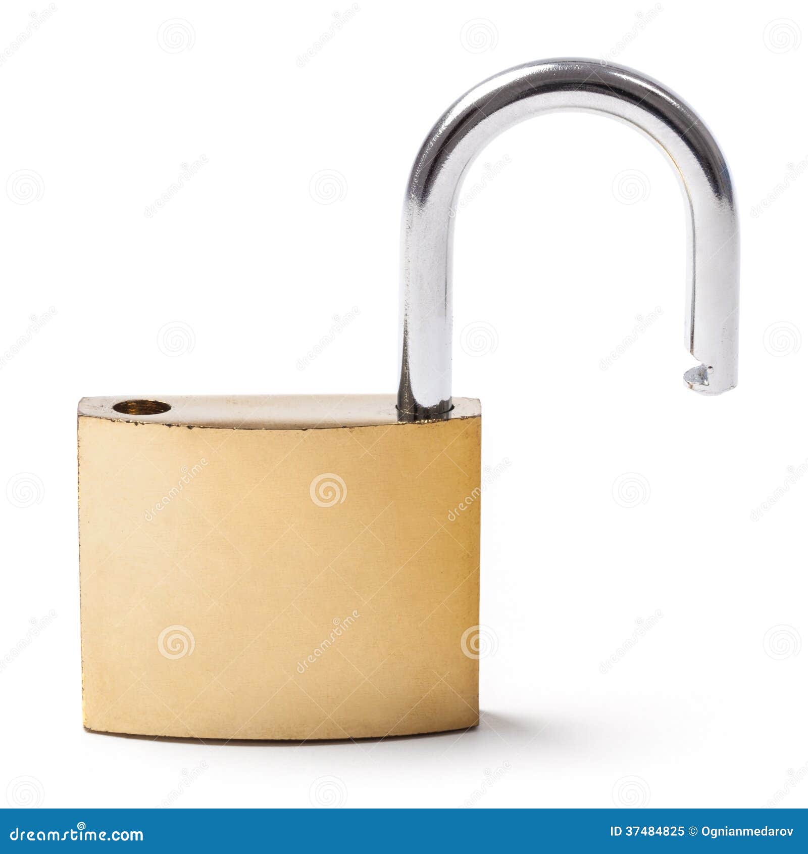 Open Padlock stock image. Image of padlock, protect, safety - 37484825