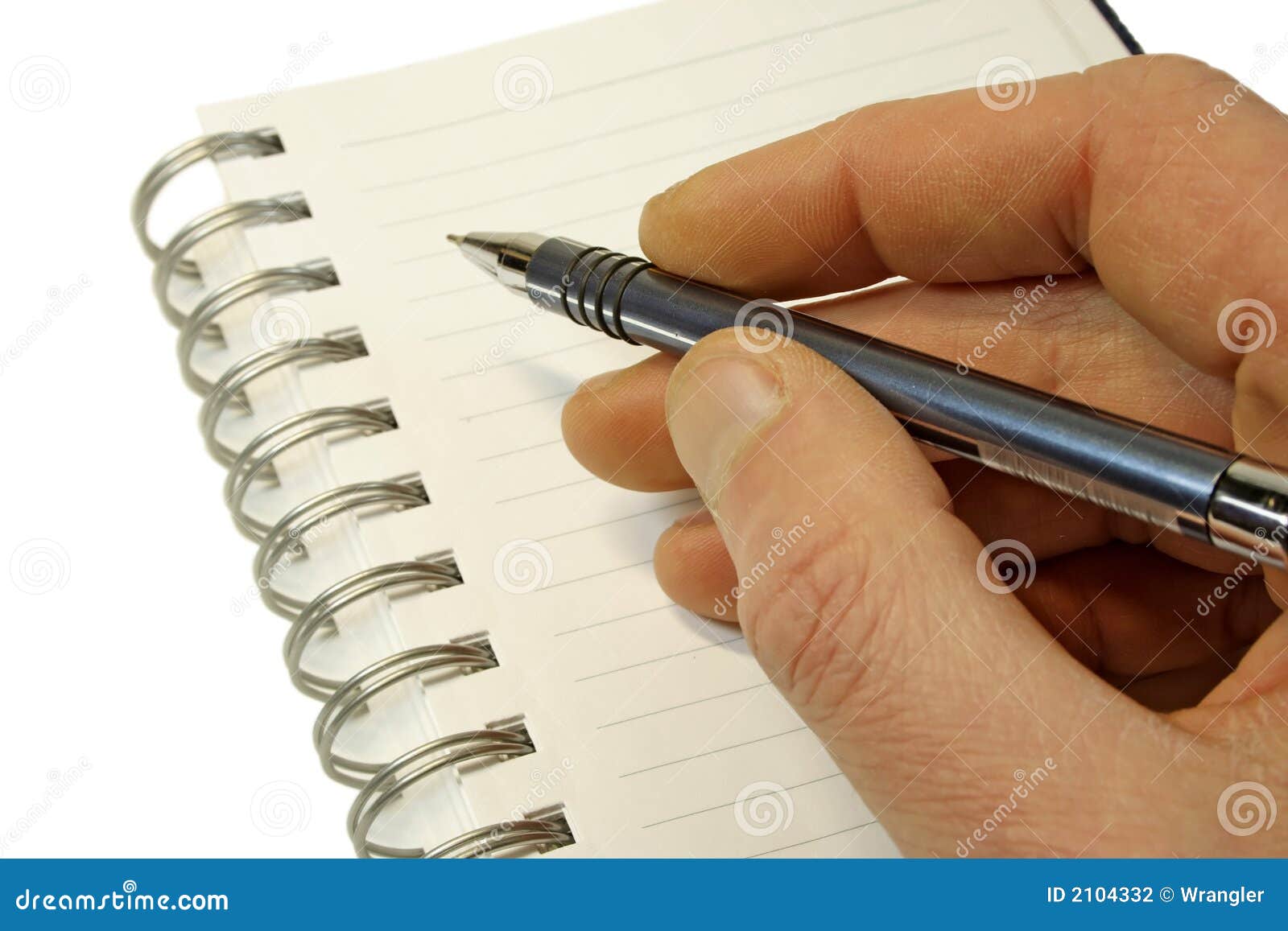 Open page of a notebook. stock photo. Image of education - 2104332