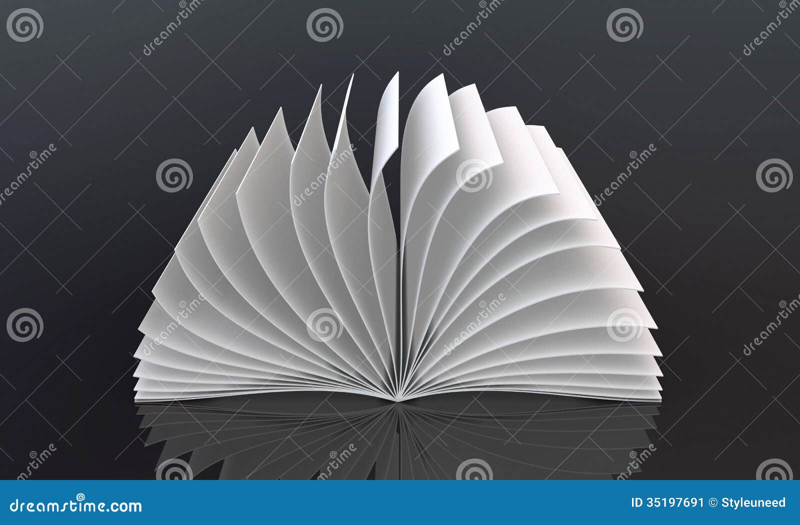 Open pages stock illustration. Illustration of journal - 35197691
