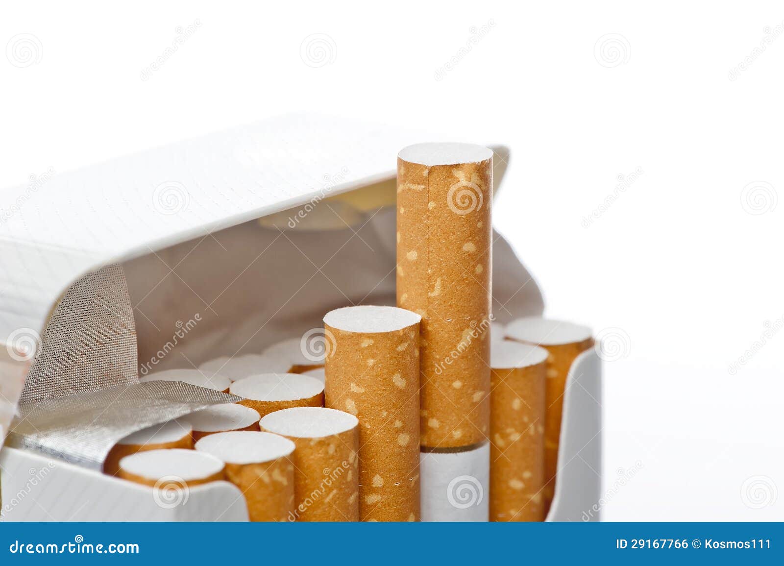 Open pak sigaretten stock foto. Image of open, gezondheid - 29167766