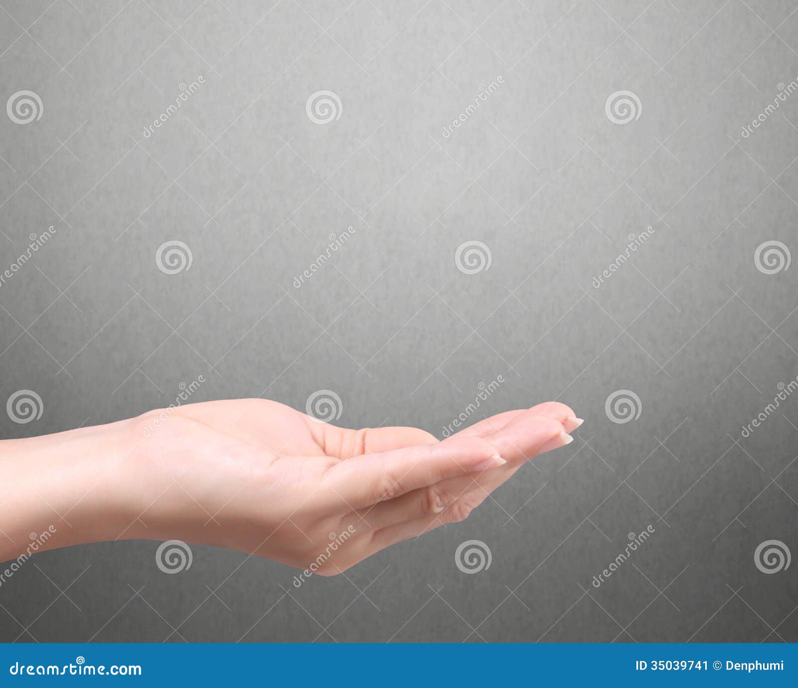 Open Palm Hand Gesture Isolated Stock Illustration - Illustration of ...