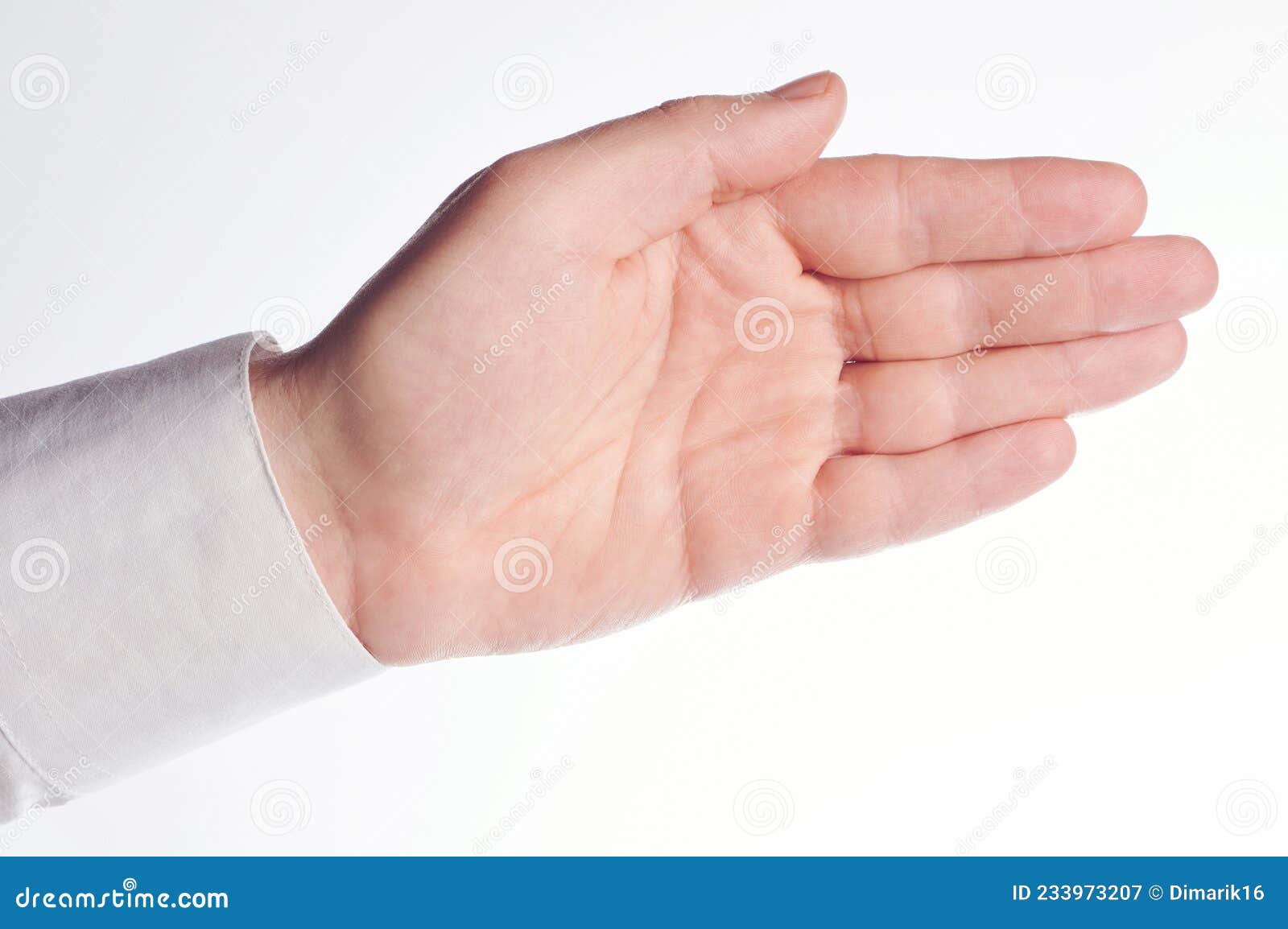 Open Palm in Handshake Pose Stock Image - Image of holding, open: 233973207