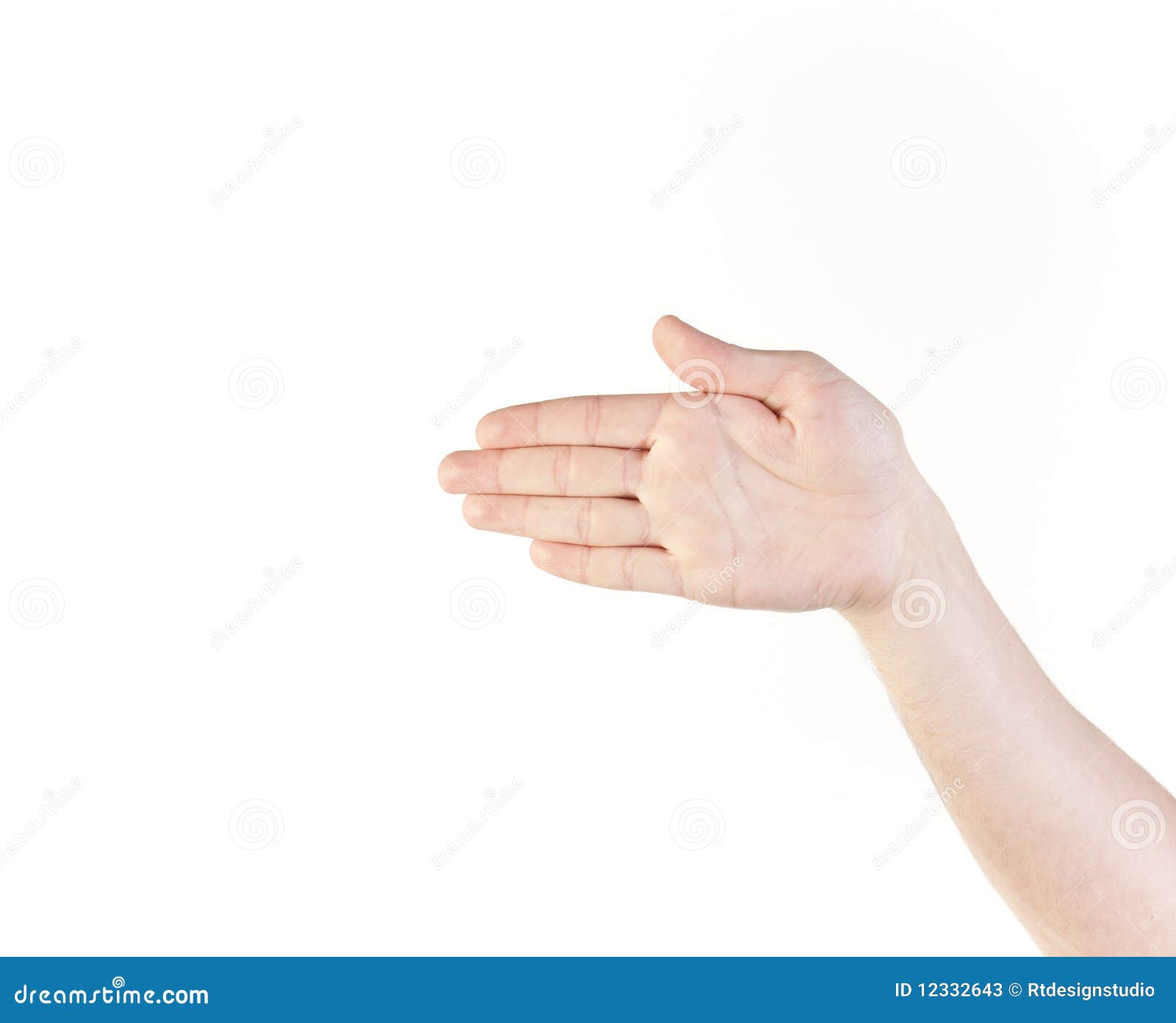 Open palm horizontal stock image. Image of single, male - 12332643