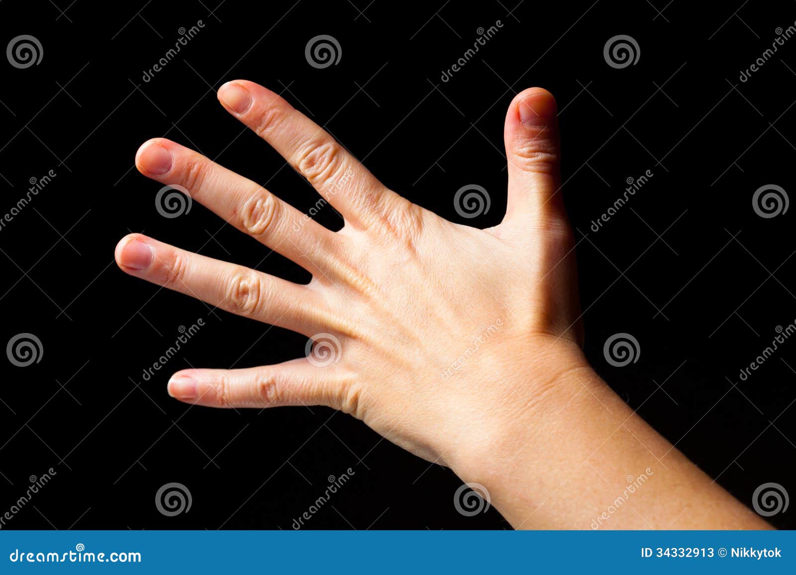 Open palm stock image. Image of open, palm, black, simple - 34332913