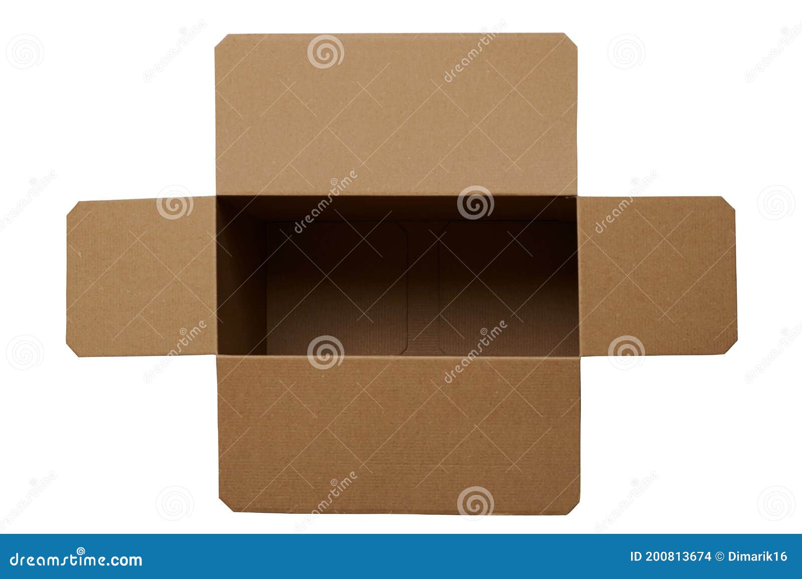 Open paper box stock photo. Image of background, container - 200813674