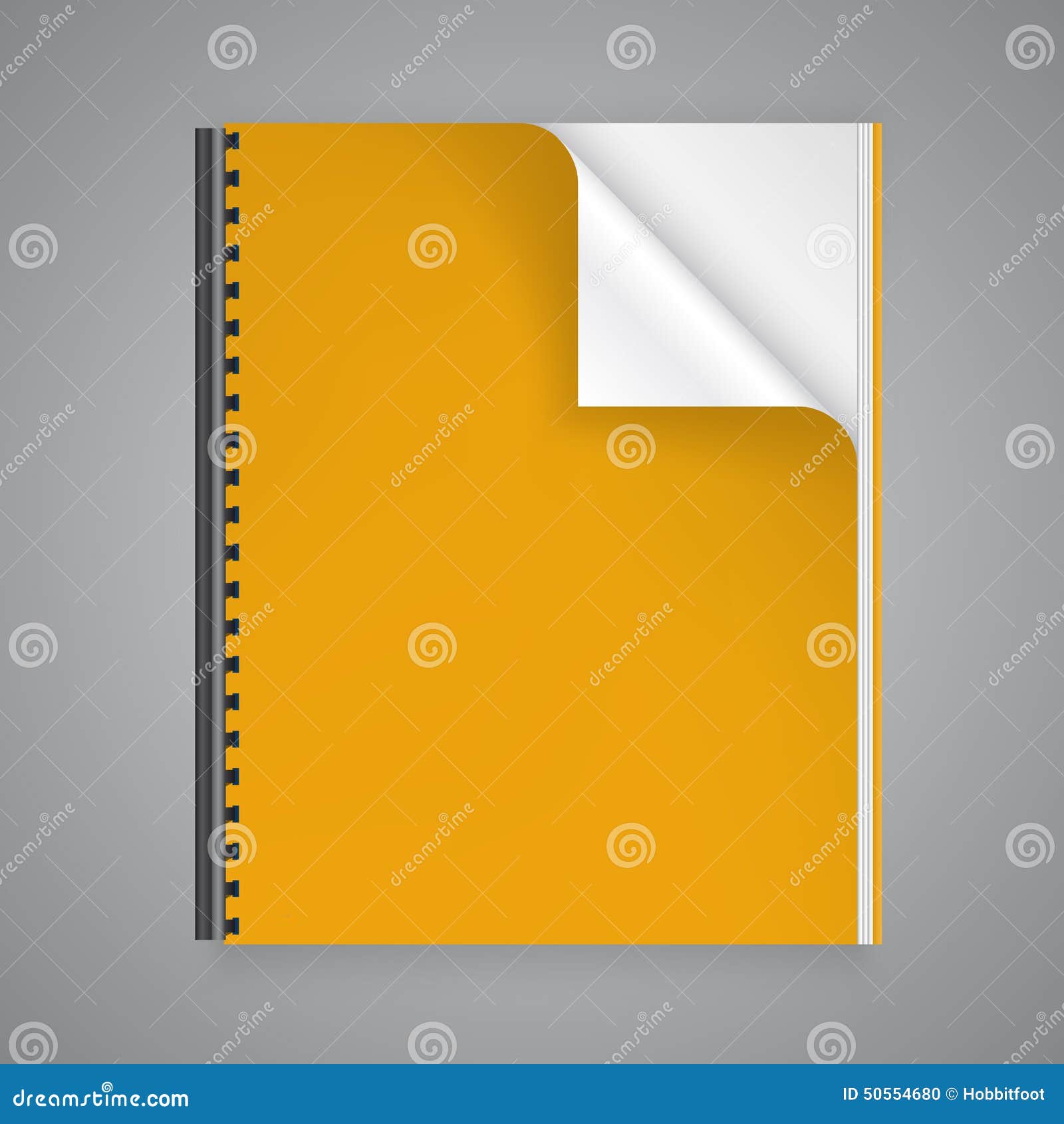 Open the paper journal stock vector. Illustration of book - 50554680