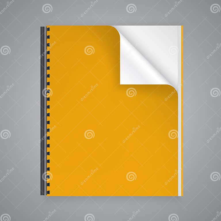 Open the paper journal stock vector. Illustration of book - 50554680