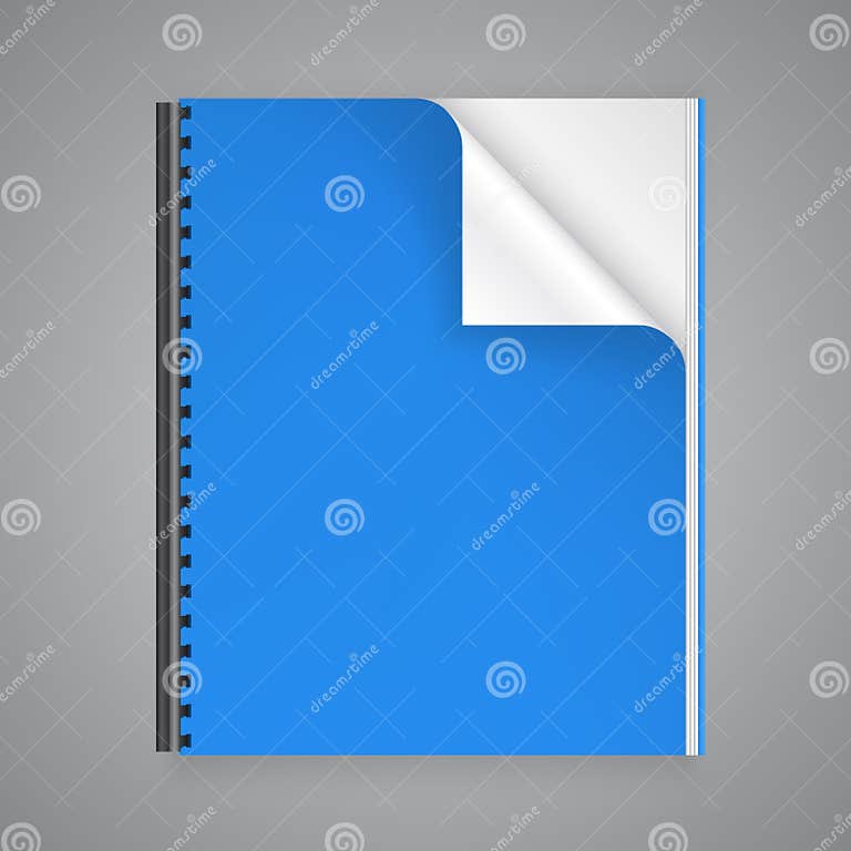 Open the paper journal stock vector. Illustration of booklet - 50554948
