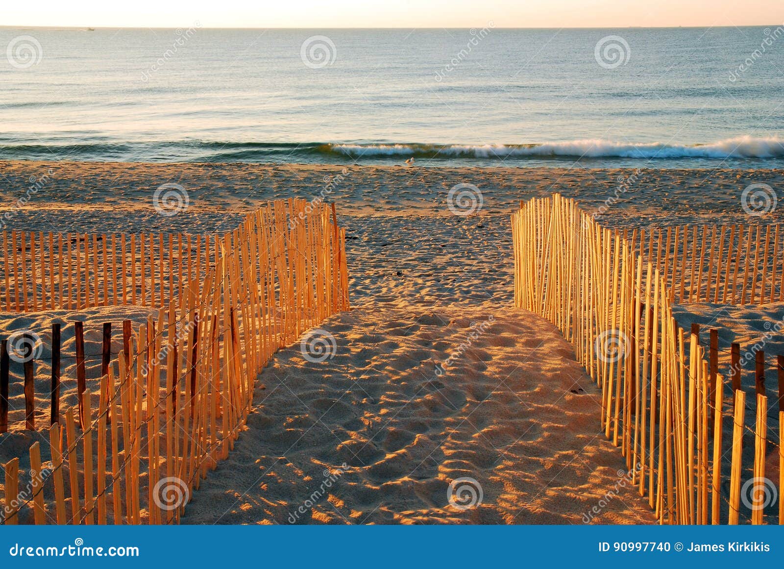 Open Path to the Sea stock photo. Image of american, exterior - 90997740
