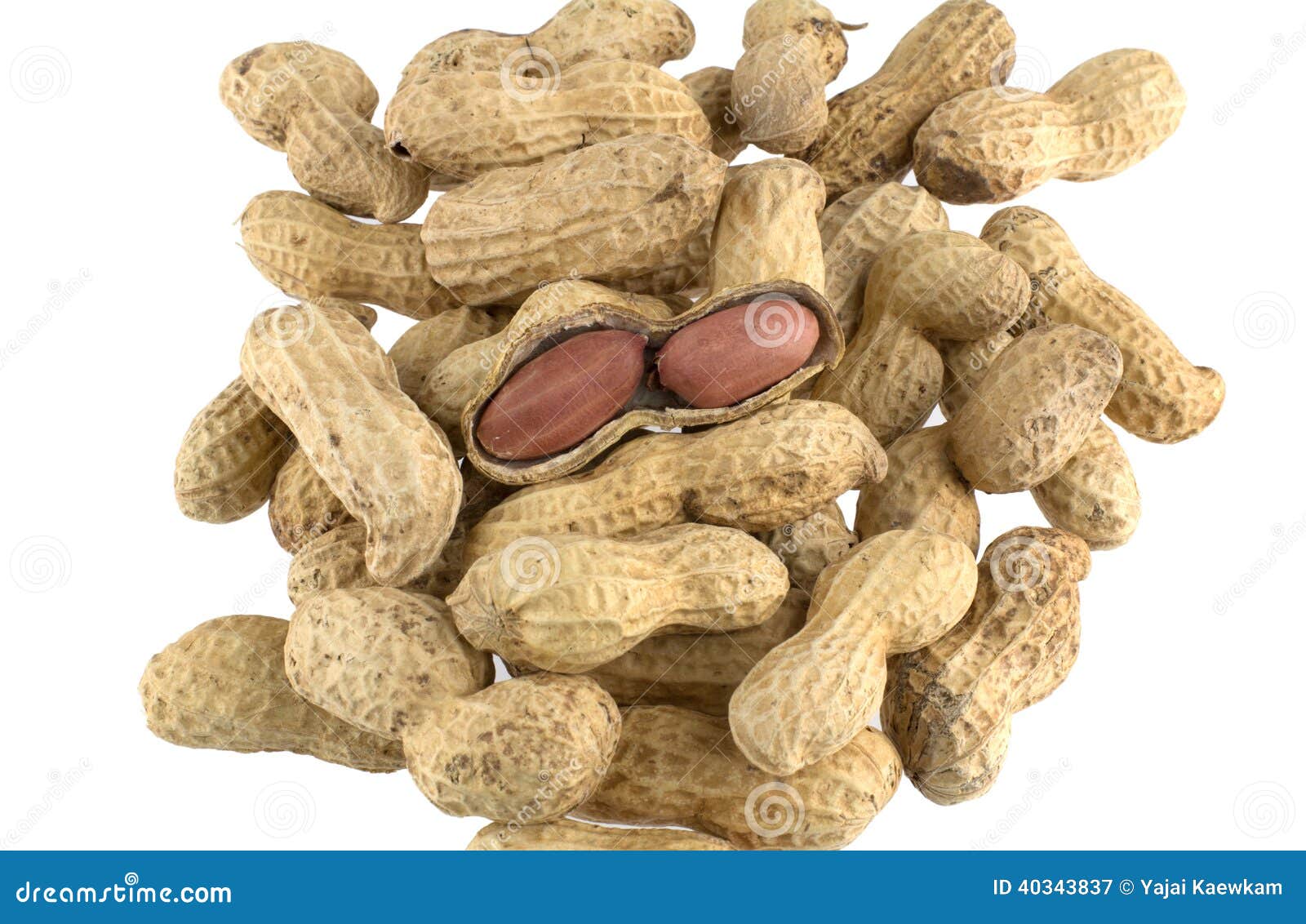 Open peanuts stock image. Image of plant, strip, peel - 40343837