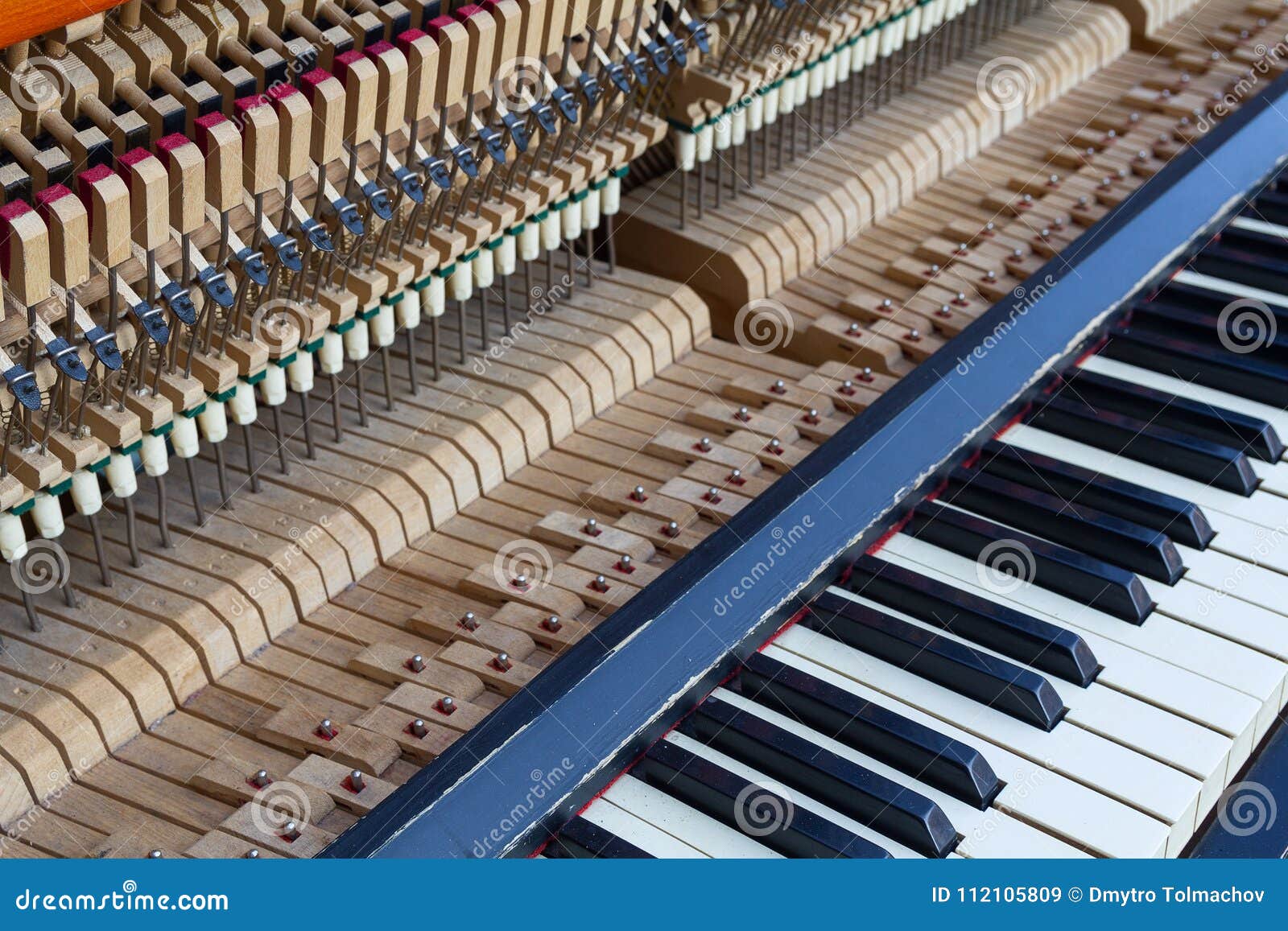 Open piano keys close up editorial stock image. Image of musician ...