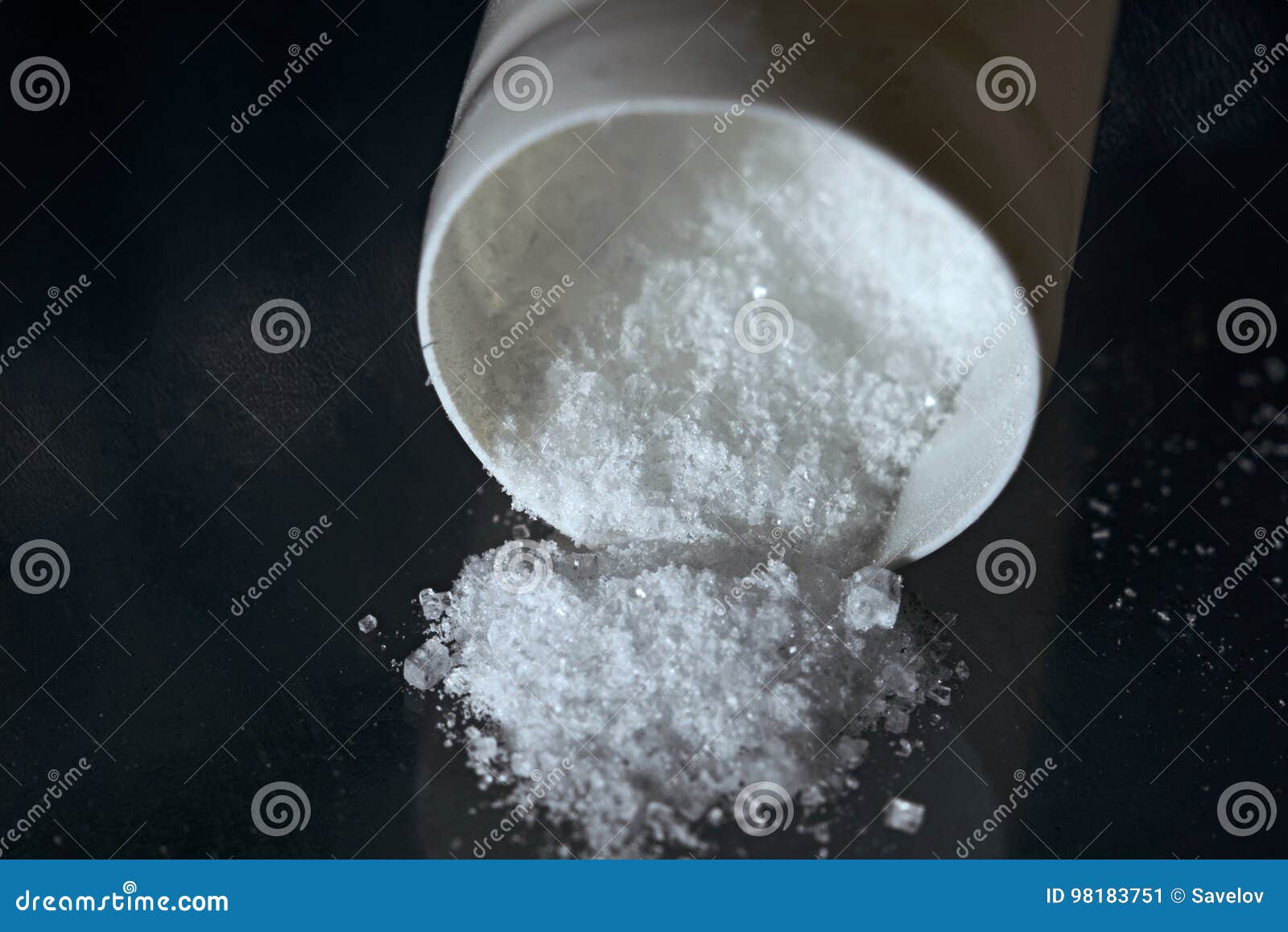 Open pill with medicine stock image. Image of antibiotic - 98183751