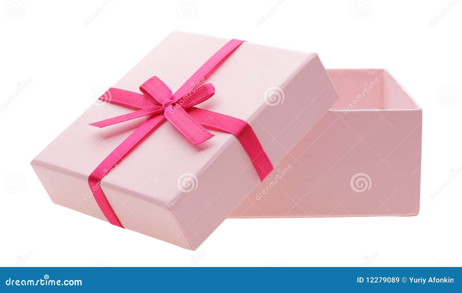 Open pink box stock image. Image of party, empty, present - 12279089