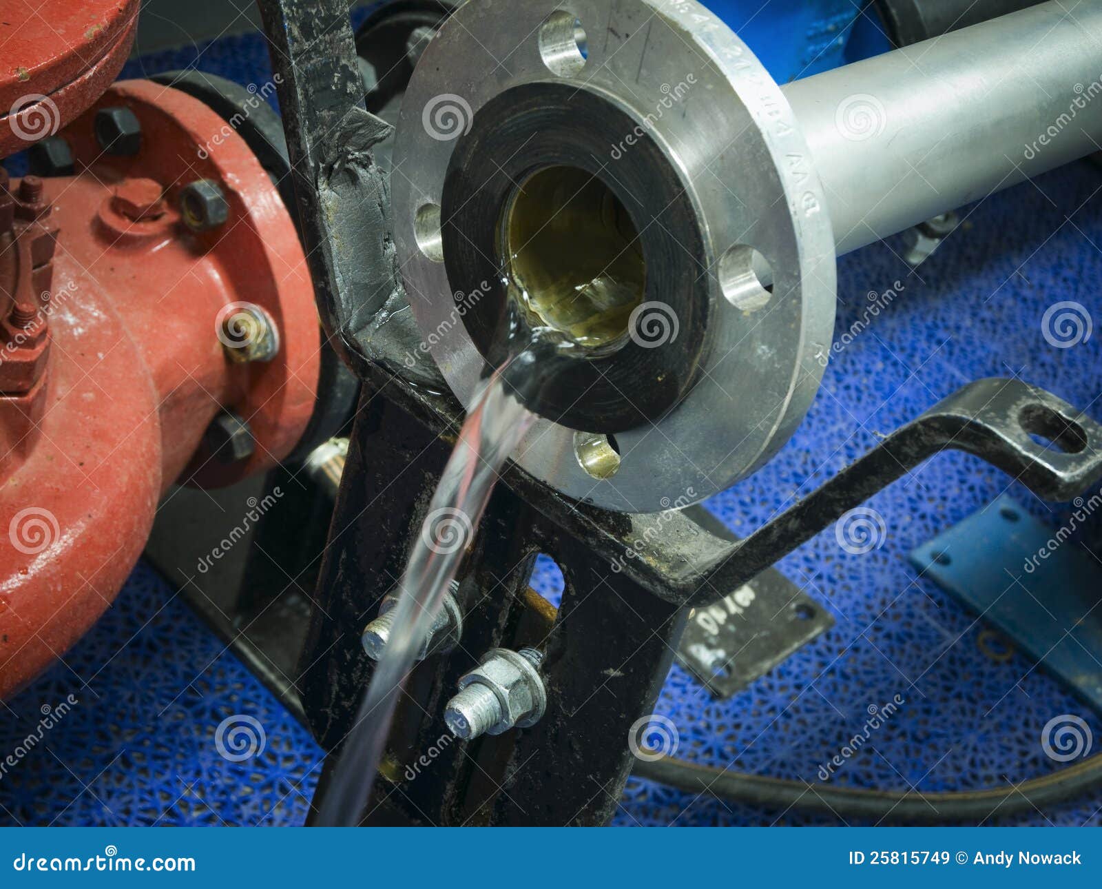 Open pipe stock image. Image of water, industry, connector - 25815749