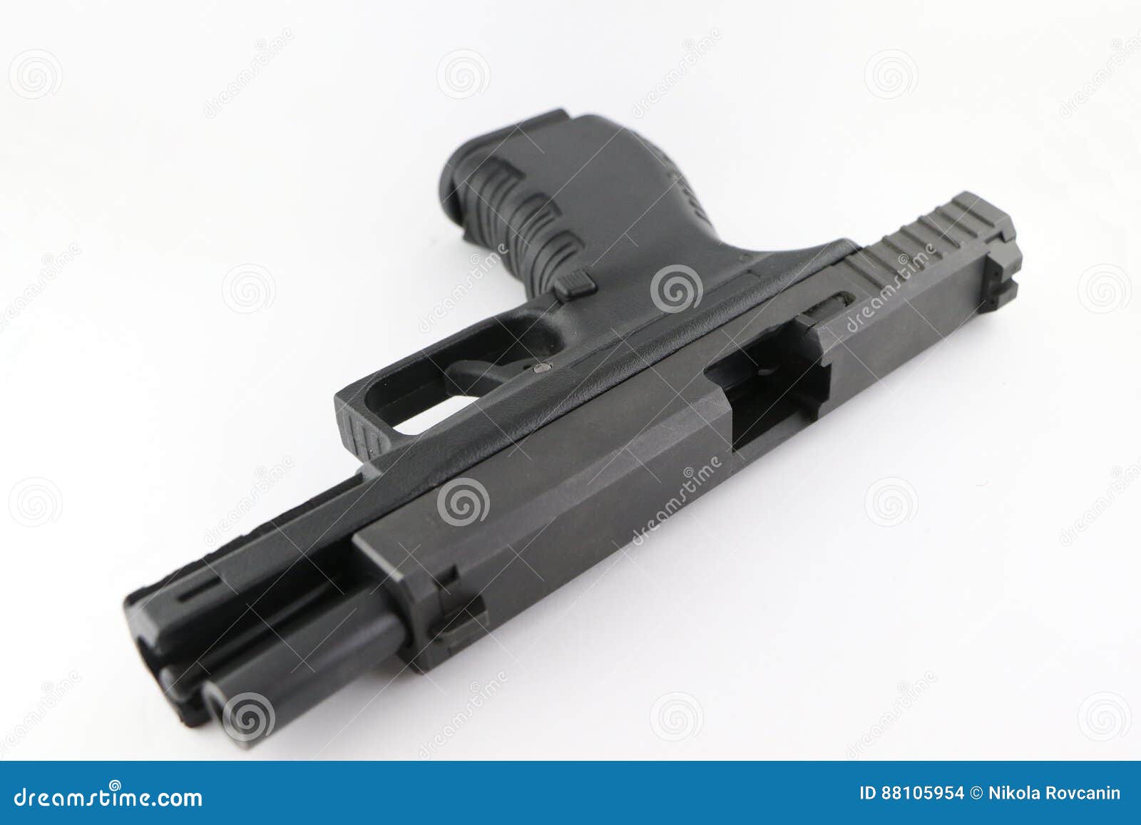 Open pistol stock photo. Image of gunman, cold, guard - 88105954
