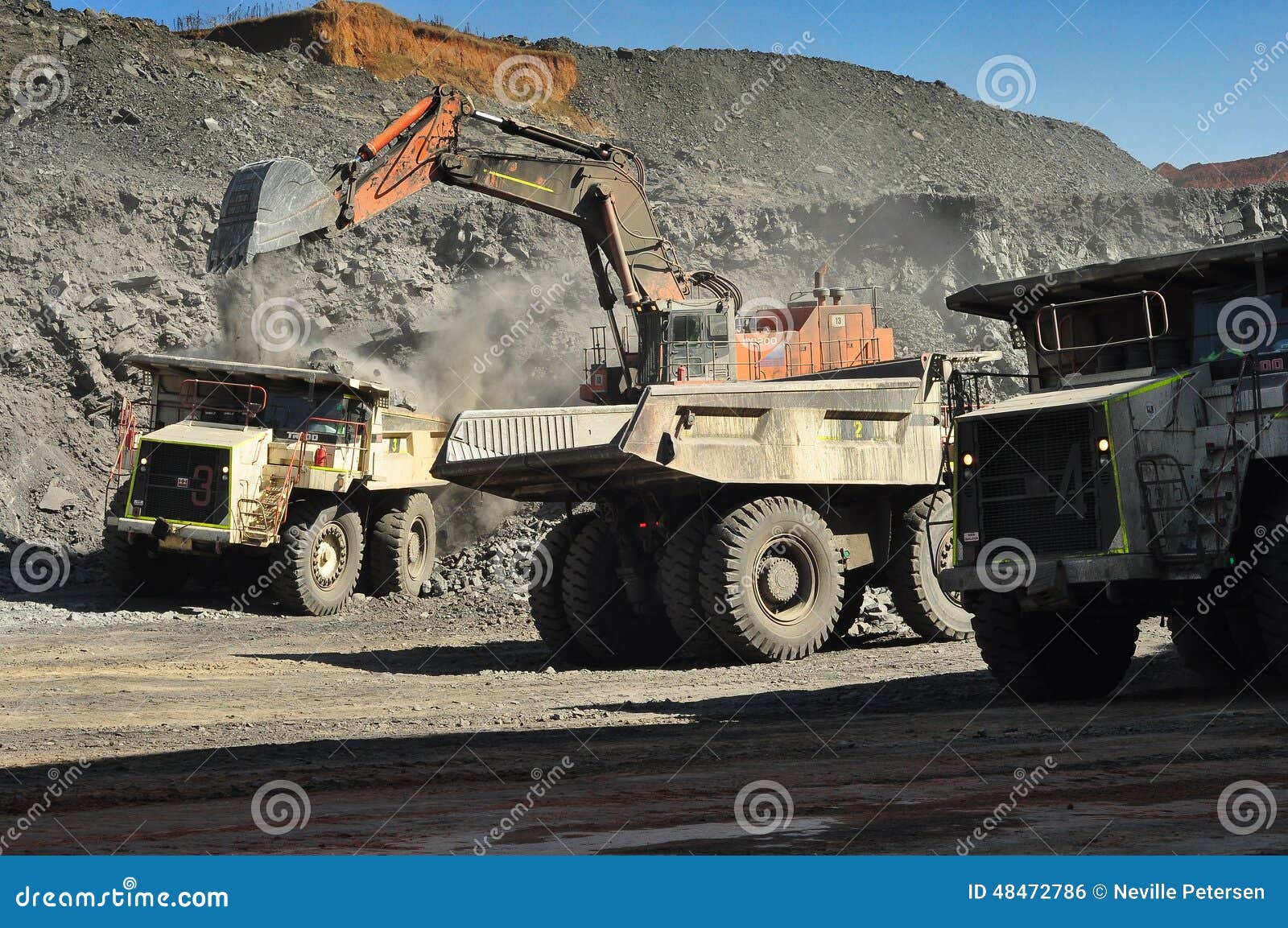 Bottom Loading Tank Trucks On The Terminal Editorial Photo ...