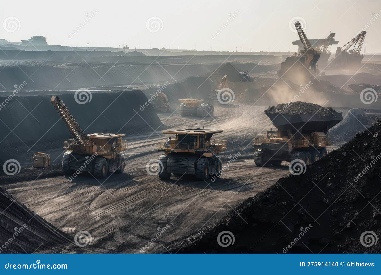 Depletion Of Minerals And Natural Resources Vector Design. Oil Drill ...