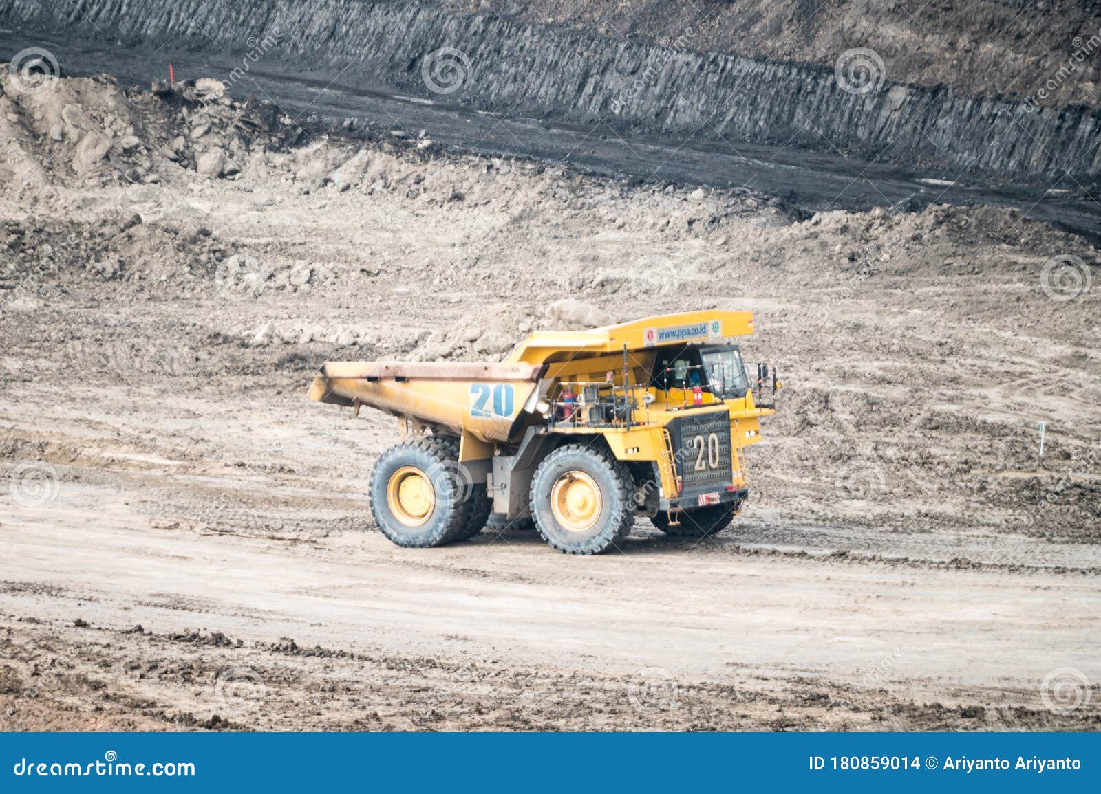 Open Pit Coal Mining editorial stock image. Image of video - 180859014