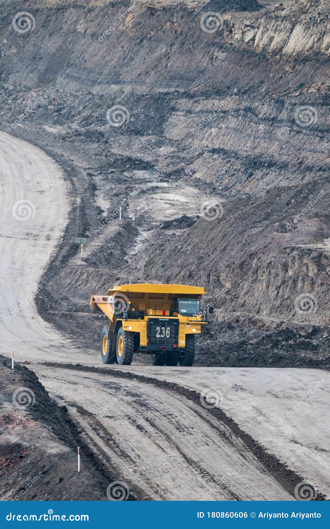 Open Pit Coal Mining editorial photo. Image of digger - 180860606