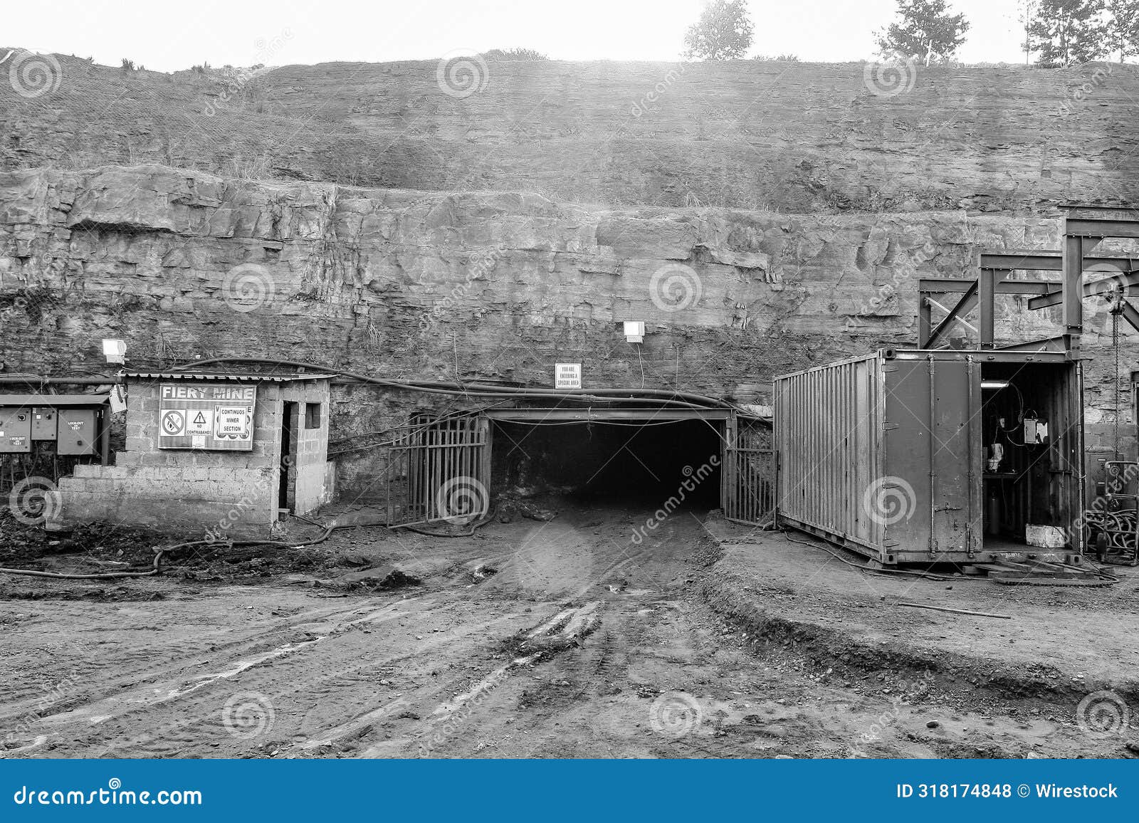 Open Pit Coal Mining Operation with Equipment in South Africa Editorial ...